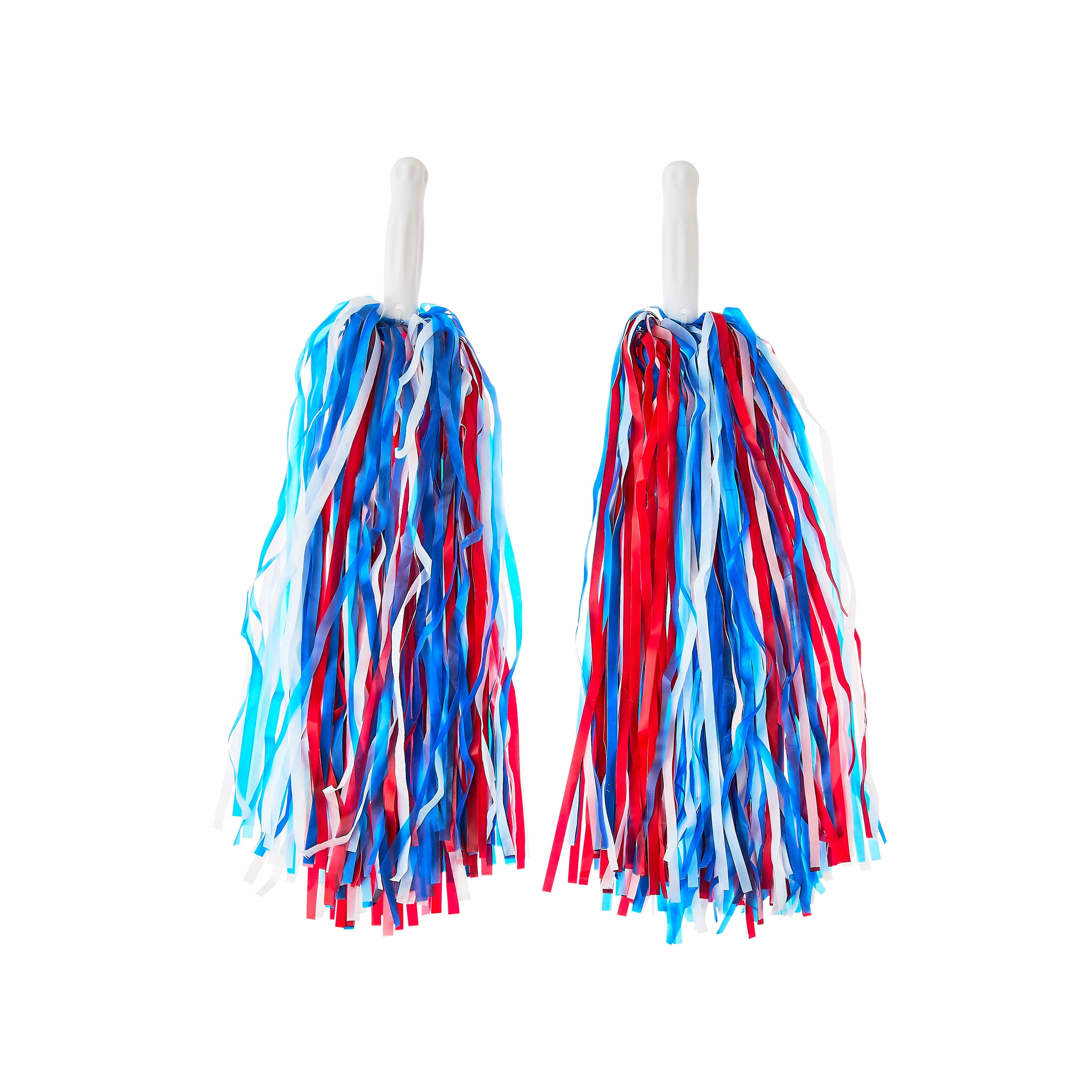 Way to Celebrate 2 POM POM, 2 Count, Patriotic, Blue, Red, White, Hand ...