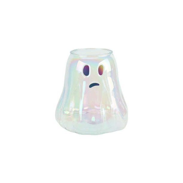 Way to Celebrate 4.5 Quart Acrylic Iridescent Ghost Bucket, White ...