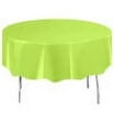 Way to Celebrate! Round Plastic Neon Yellow Table Cover, 84in - Walmart.com
