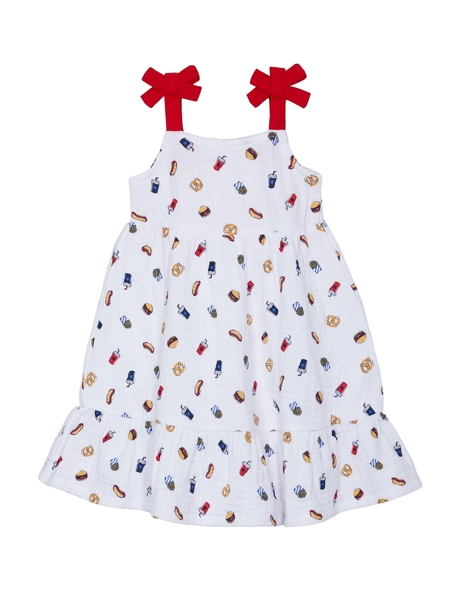 Way to Celebrate Baby and Toddler Girls Patriotic Americana Americana ...