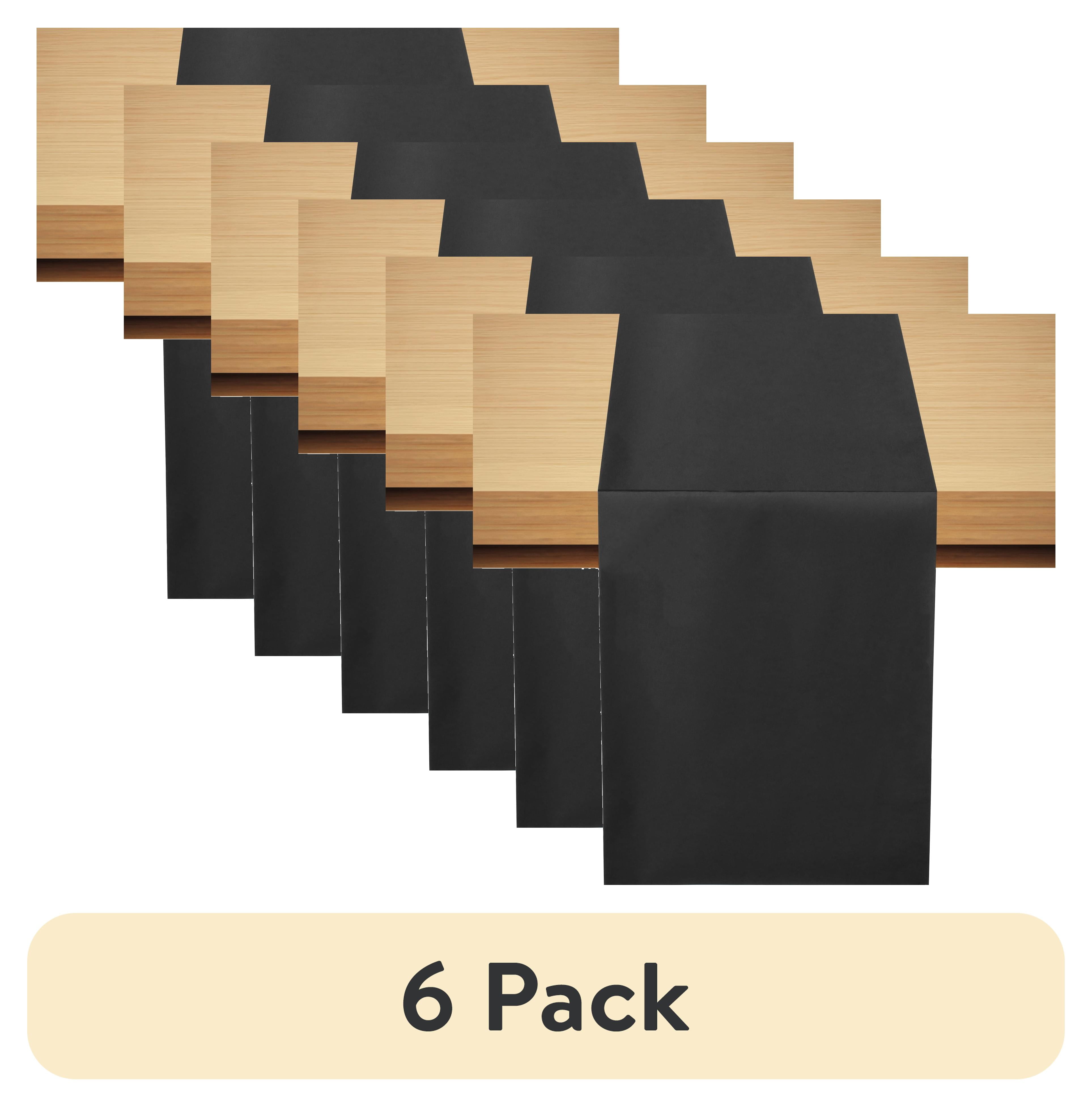 (6 pack) Way to Celebrate! Black Chalkboard Table Runner with Chalk ...