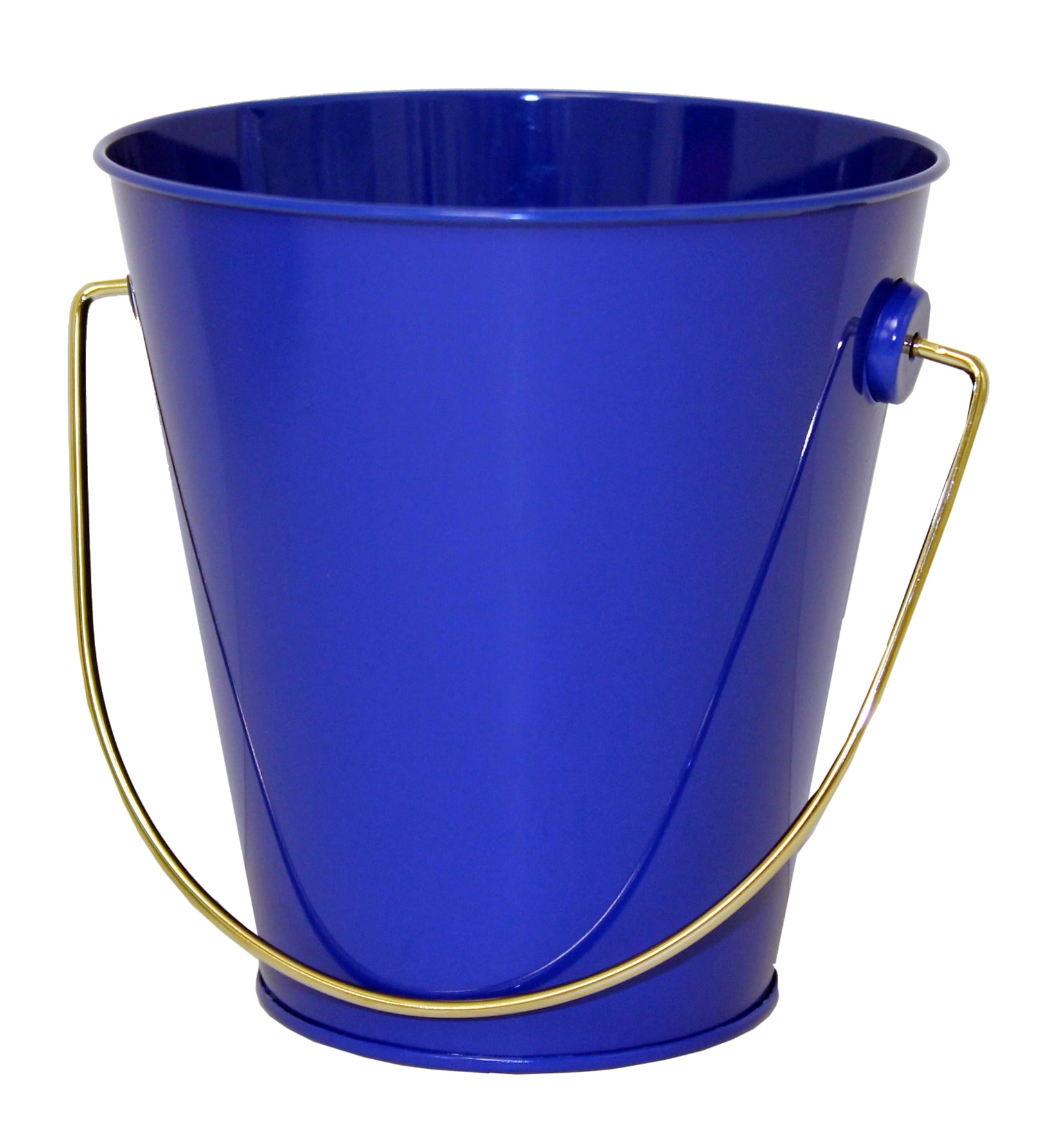Way To Celebrate Blue Tin Pail with Handle, 4.5 inch, Party Decor for ...