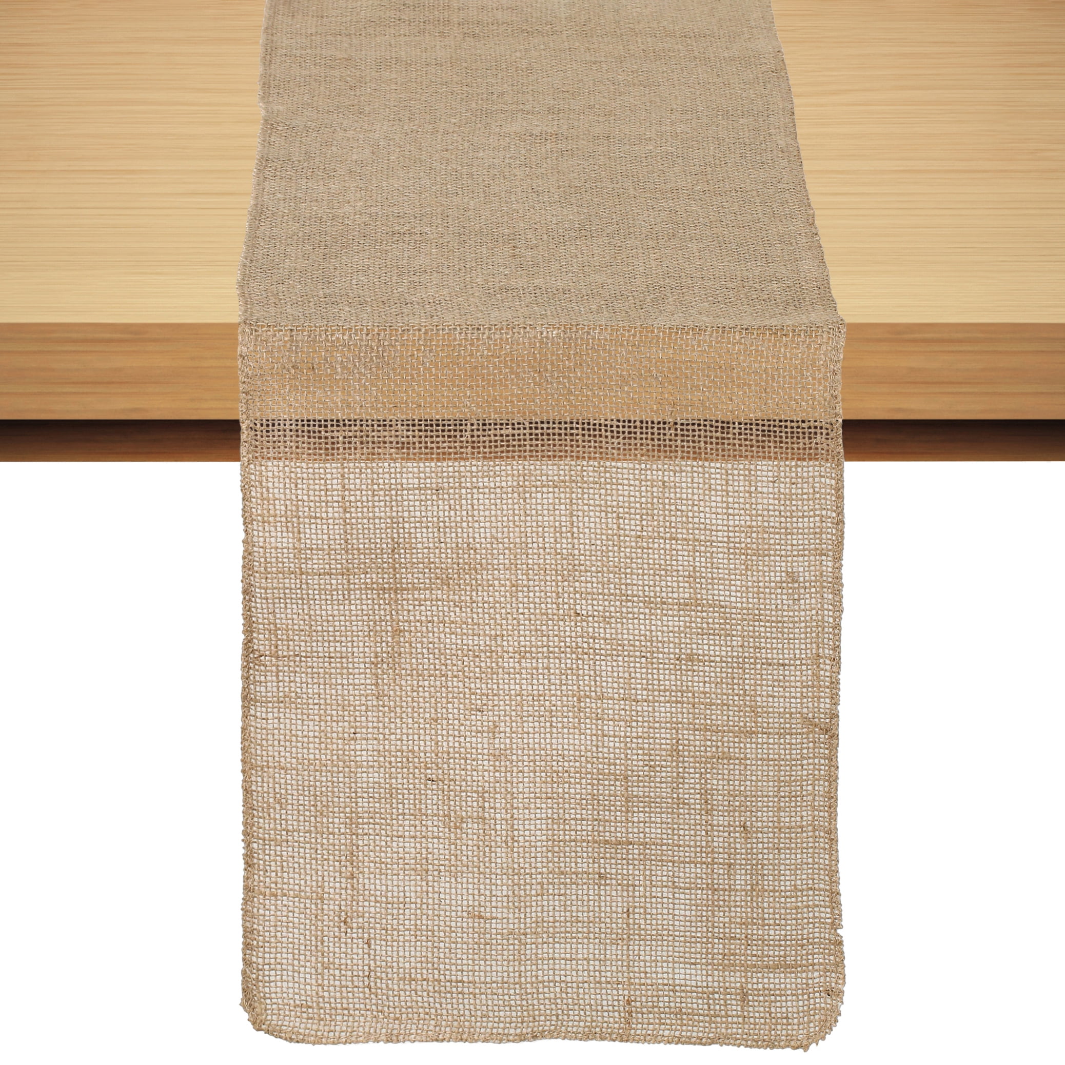 Way to Celebrate! Burlap Table Runner, 7.25ft - Walmart.com