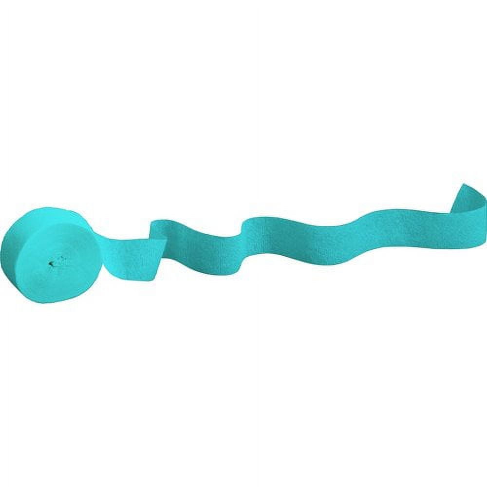 Turquoise Paper Party Streamer 150' by Way to Celebrate - Walmart ...