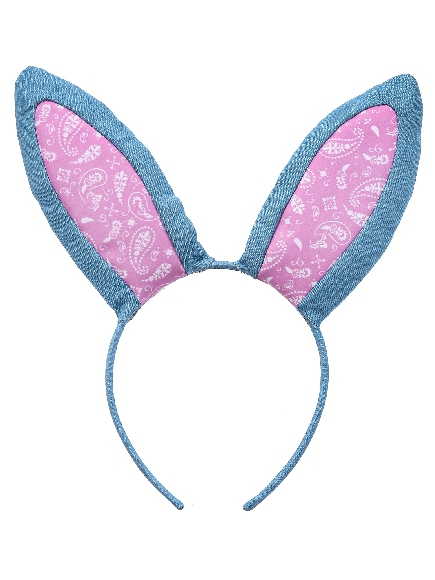 Way to Celebrate Easter Denim Blue Bunny Ears Headband, 1 Piece ...