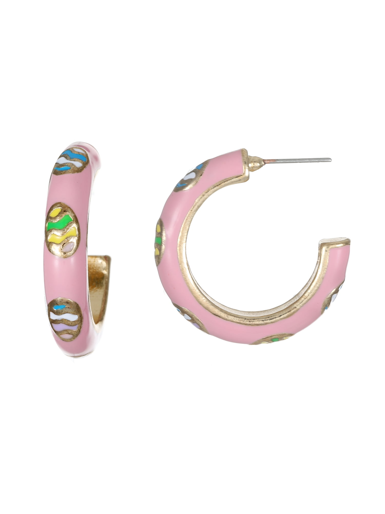 Way to Celebrate Easter Pink Egg Hoops, 1 Pair - Walmart.com