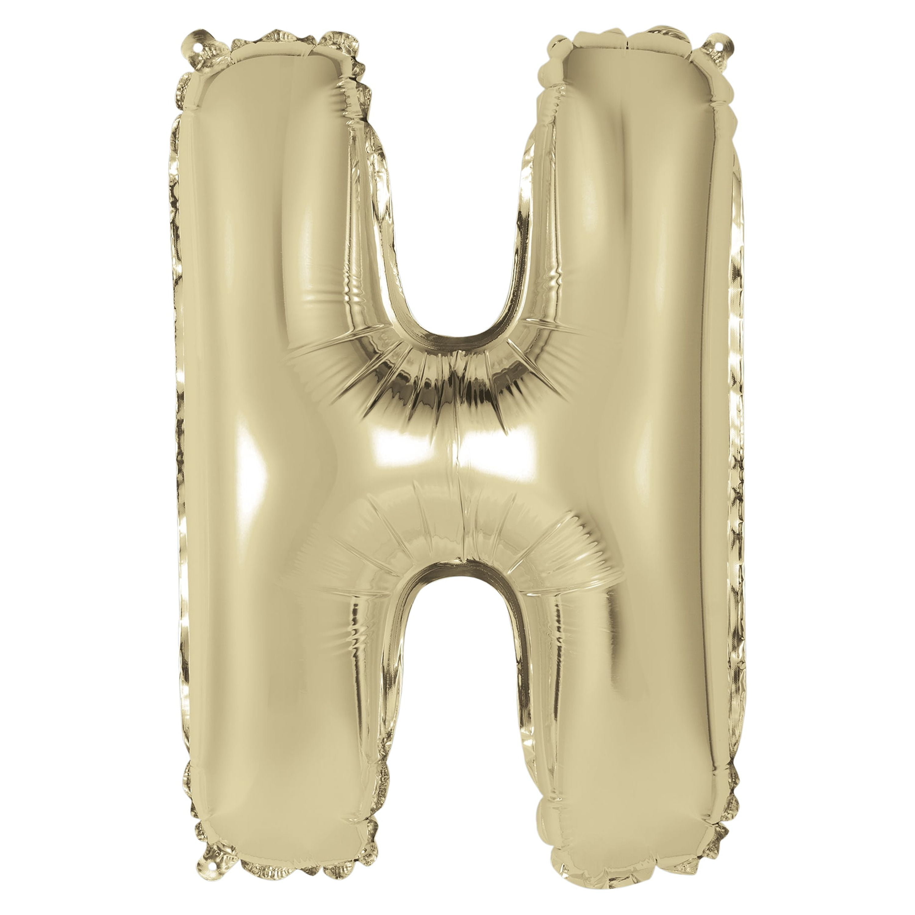 Way To Celebrate Gold Foil Letter H Balloon 14 inch for Birthday Party ...