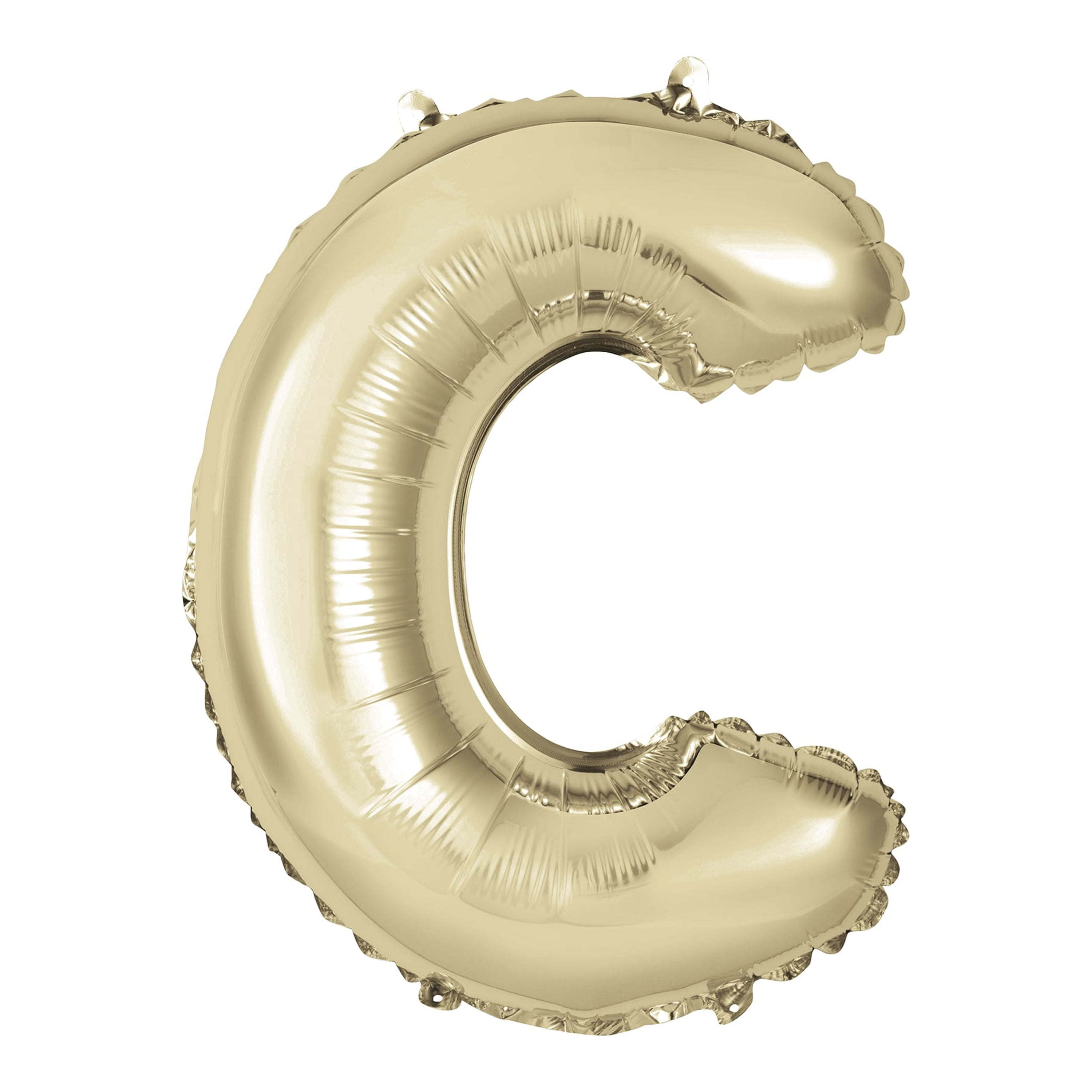 Way To Celebrate Foil Gold Letter C Balloon 14in for Party Decorations ...