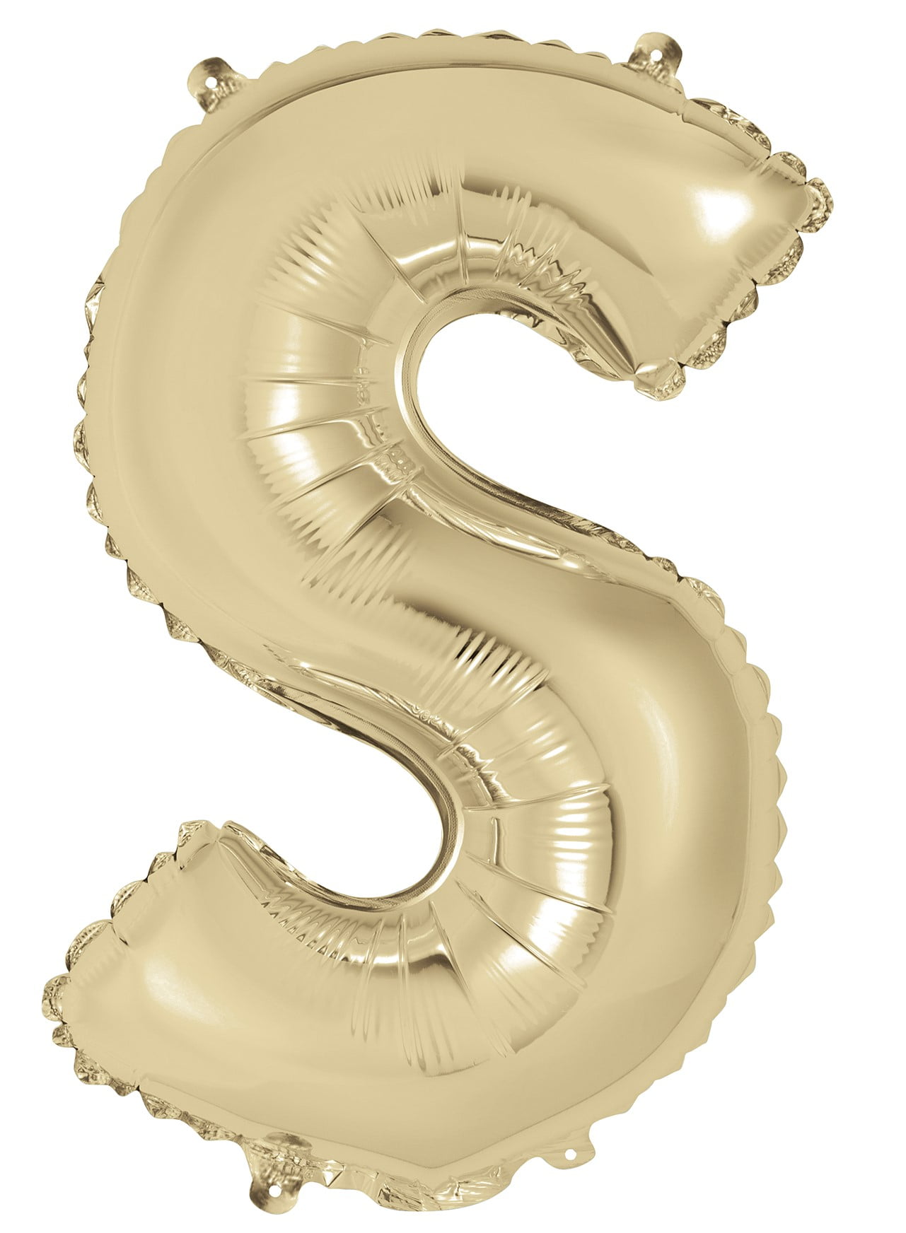 Way To Celebrate Foil Gold Letter S Balloon 14 inches for Party ...