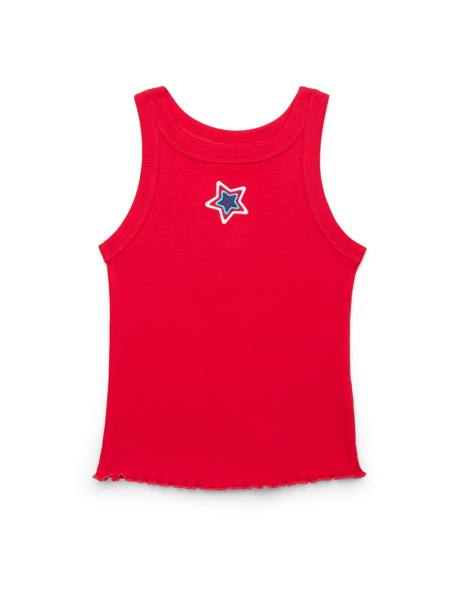 Way To Celebrate Girls Americana Star Tank Top Sizes 4-18 Red White ...