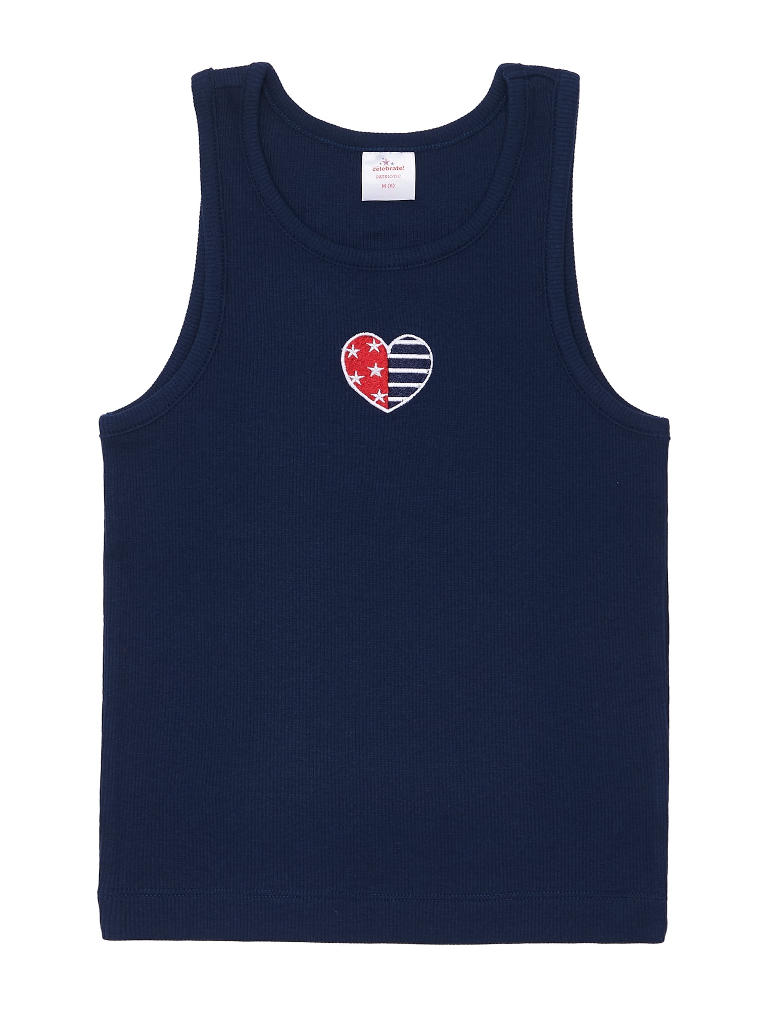 Fourth of July Girls Patriotic Americana Graphic Tank Top from Way To ...