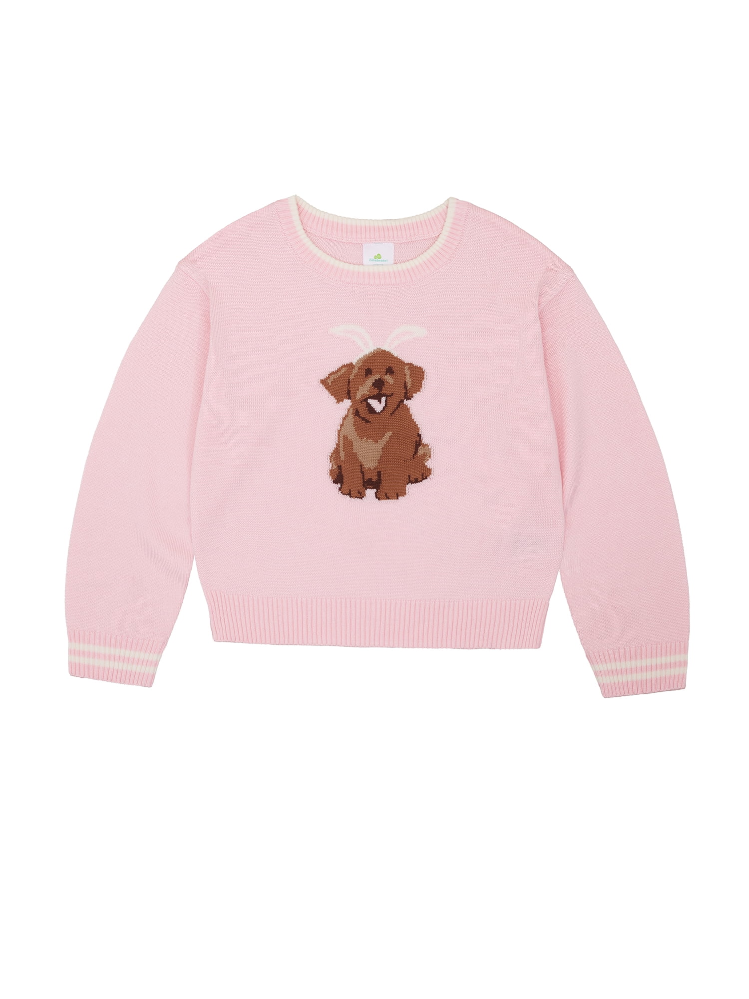 Way to Celebrate Girls Easter Sweater, Sizes 4-18 - Walmart.com