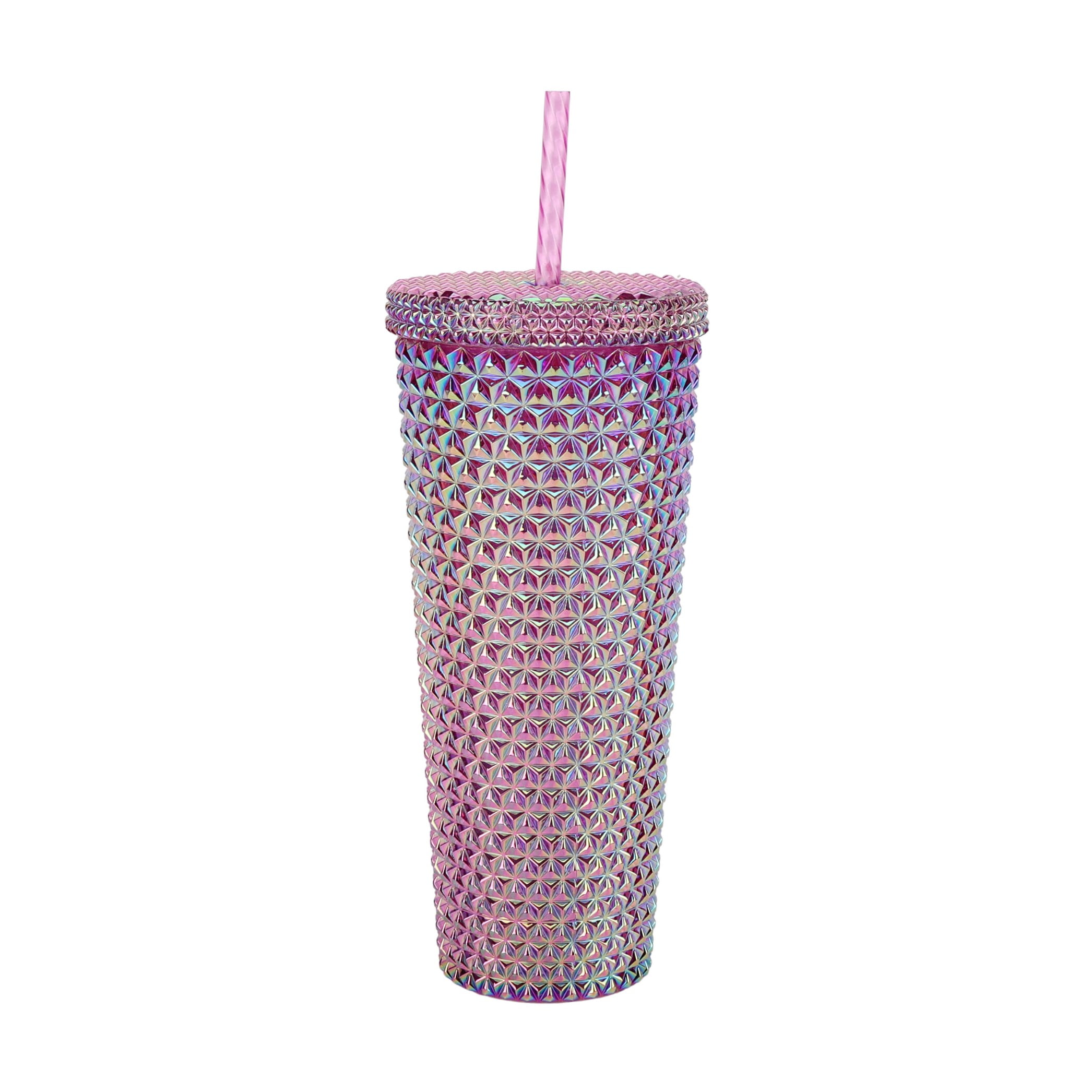 Way to Celebrate 26 ounce Acrylic Double Wall Iridescent Textured ...