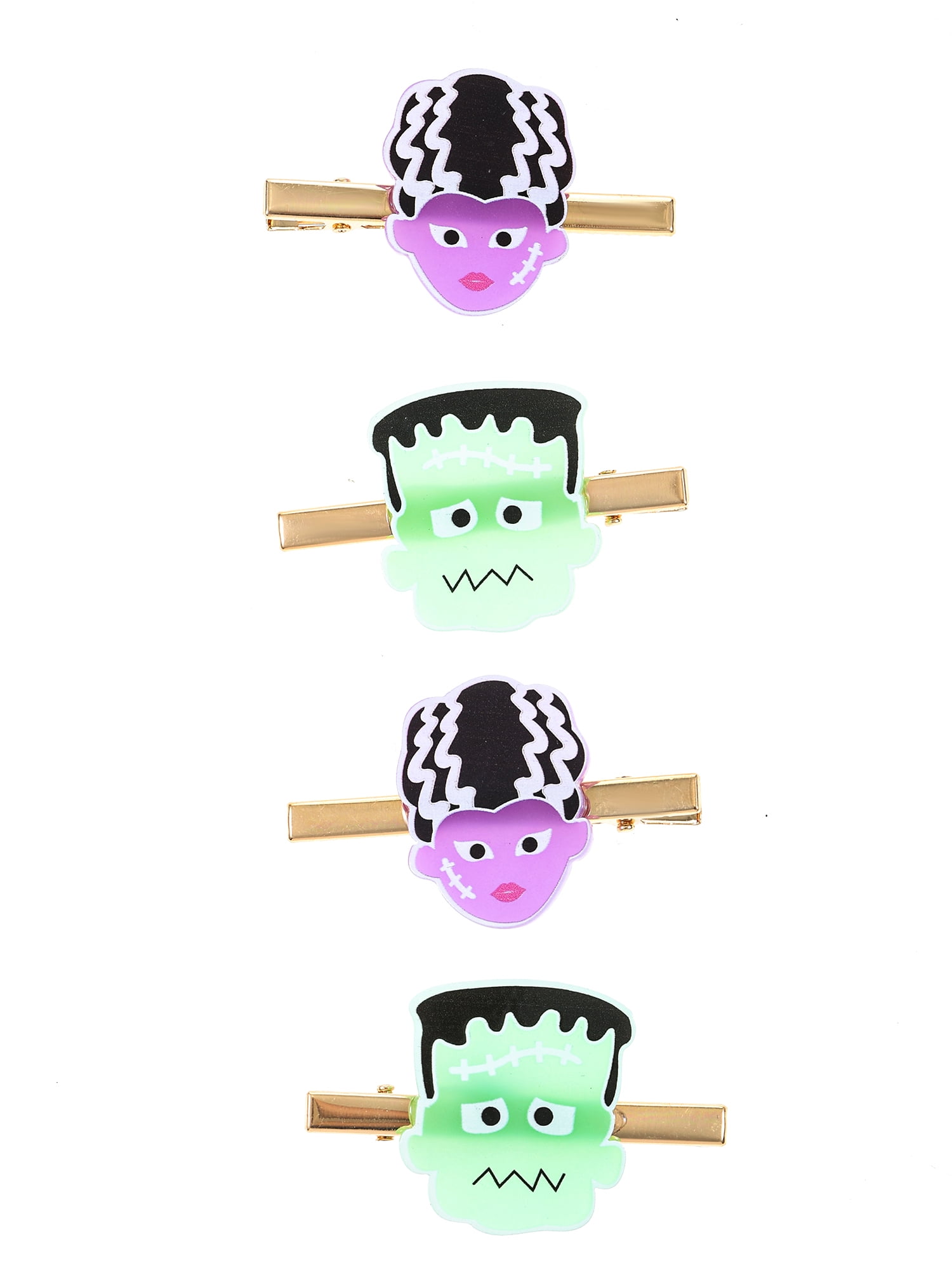 Way to Celebrate Halloween Friendly Monster Hair Clips, 4 Pieces ...