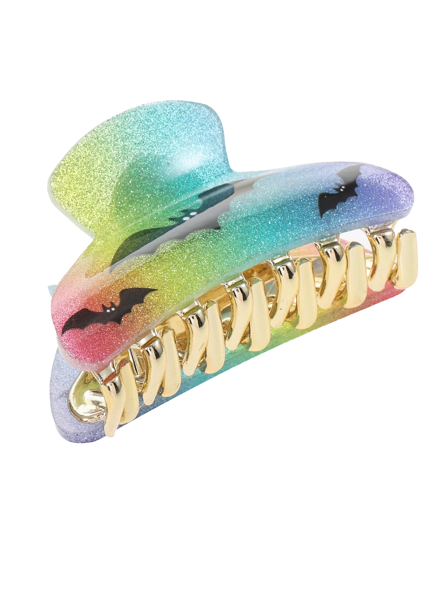 Way To Celebrate Halloween Bat Claw Hair Clip, Multicolored Acrylic ...