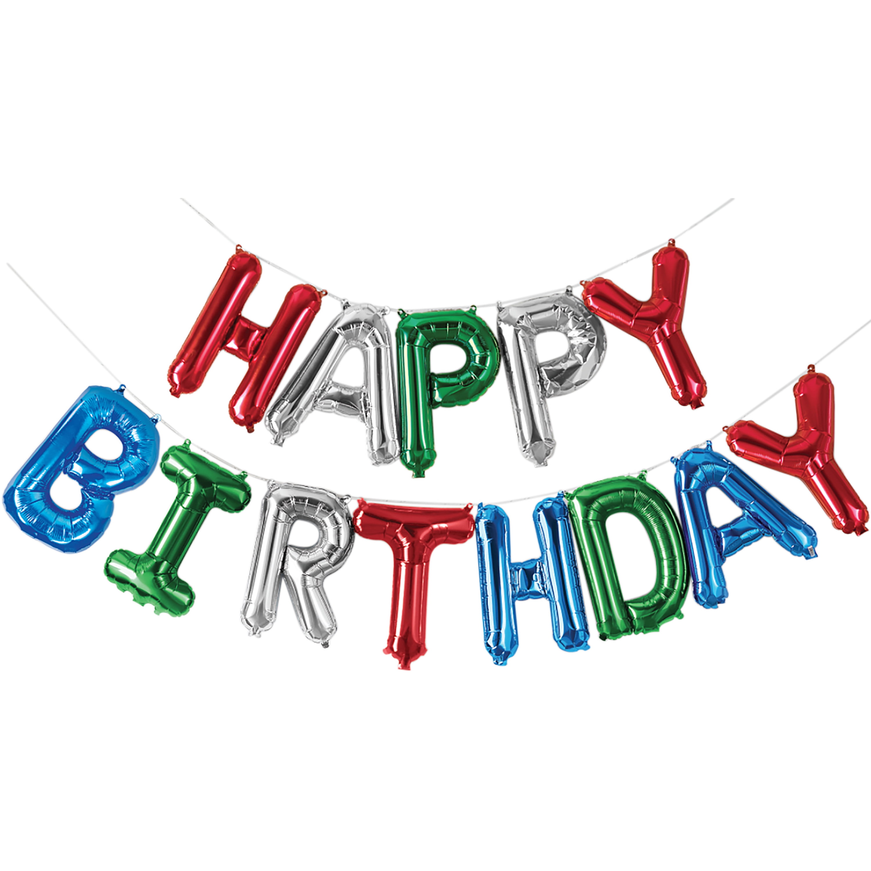 Way to Celebrate Happy Birthday Balloon Kit - Walmart.com