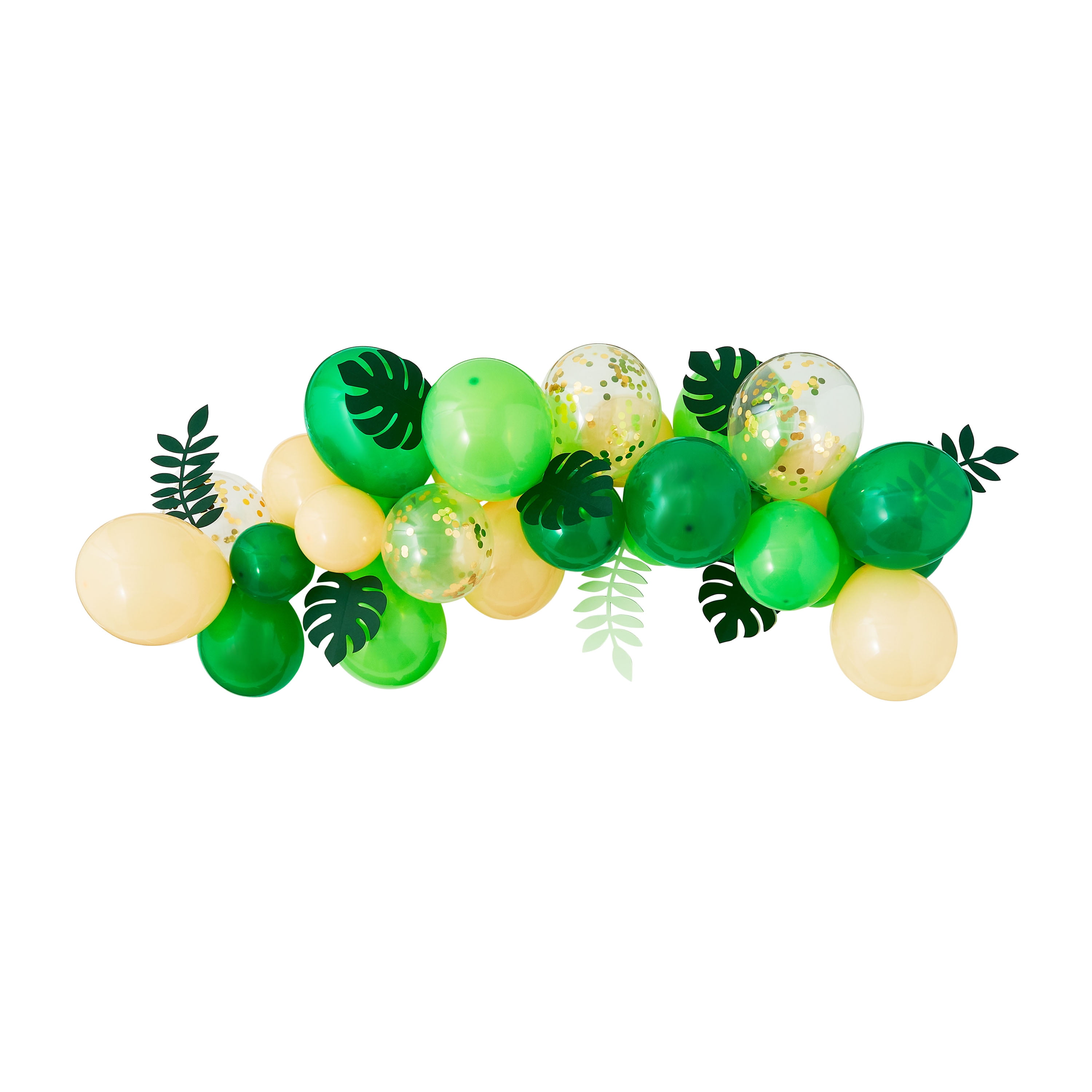 Way To Celebrate Multicolor Jungle Party Balloon Garland, 40 Pieces ...