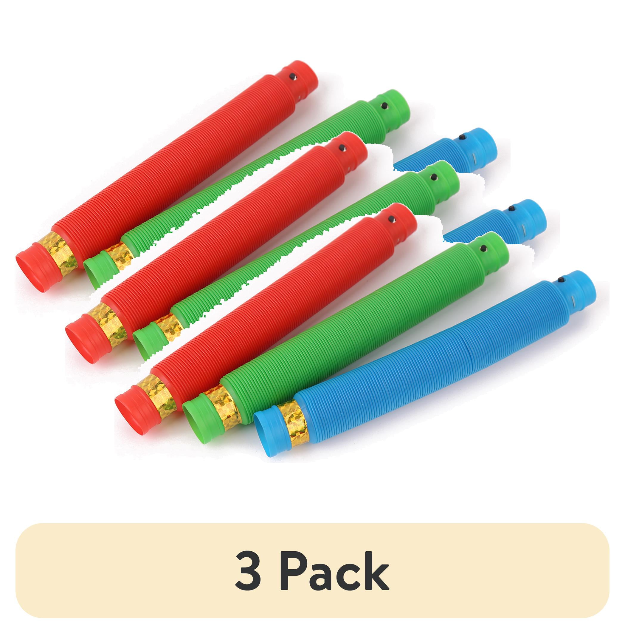 (3 pack) Way to Celebrate Light Up Multi-Color Pop Tubes, Party Favors ...