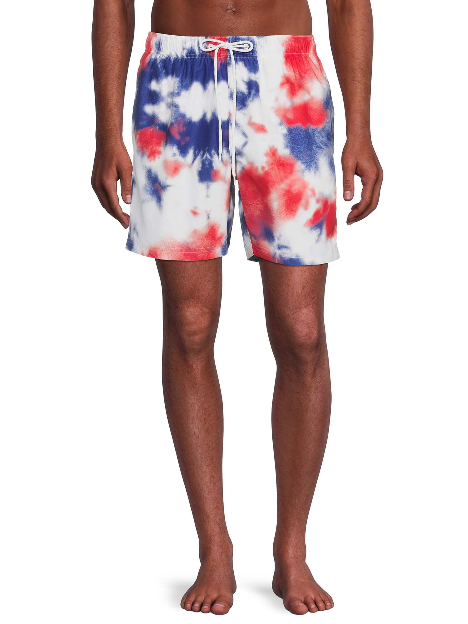 Way to Celebrate Men's Americana Swim Trunks, Sizes S-3XL - Walmart.com