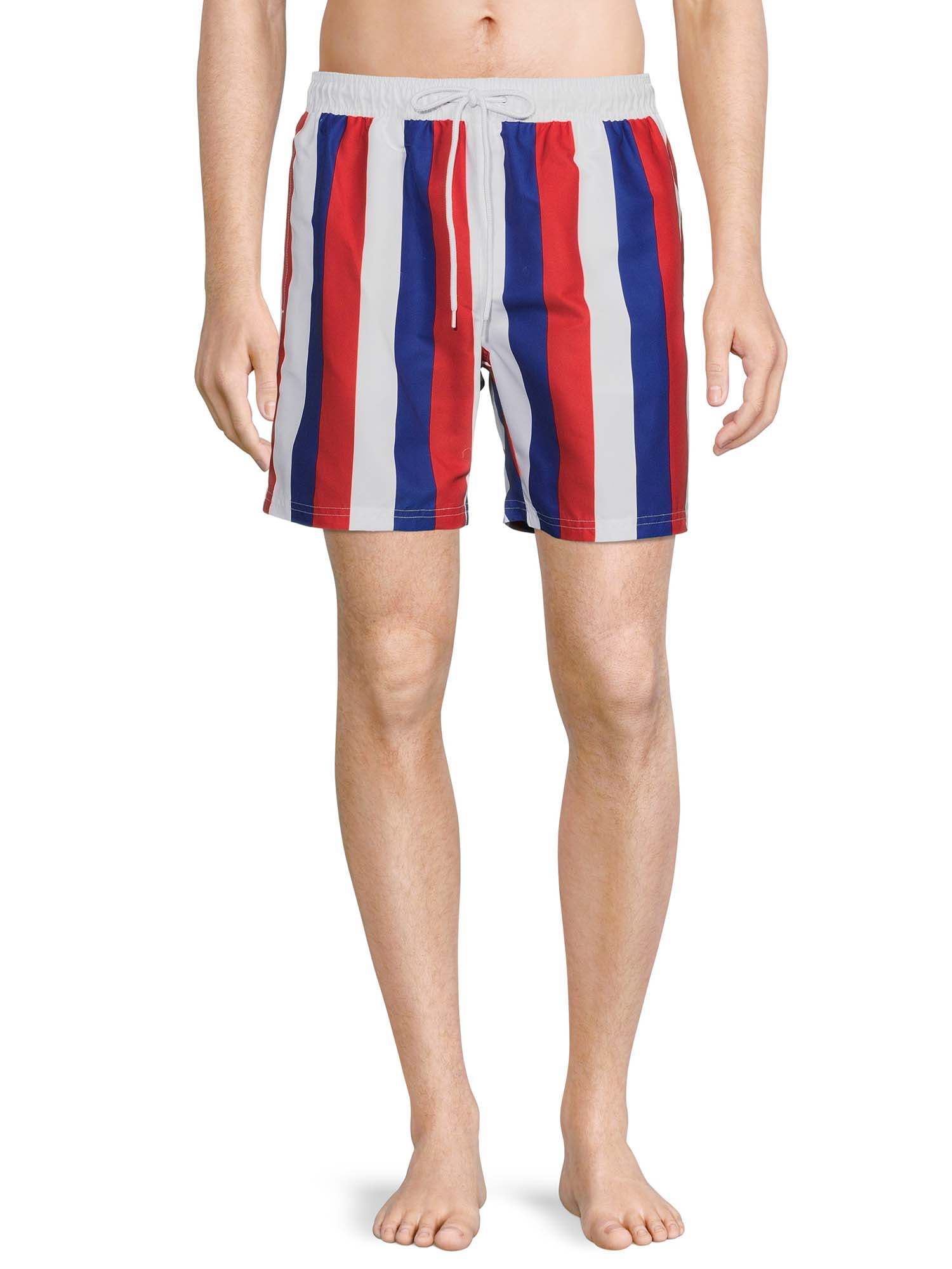 Way to Celebrate Men's Americana Swim Trunks, Sizes S-3XL - Walmart.com