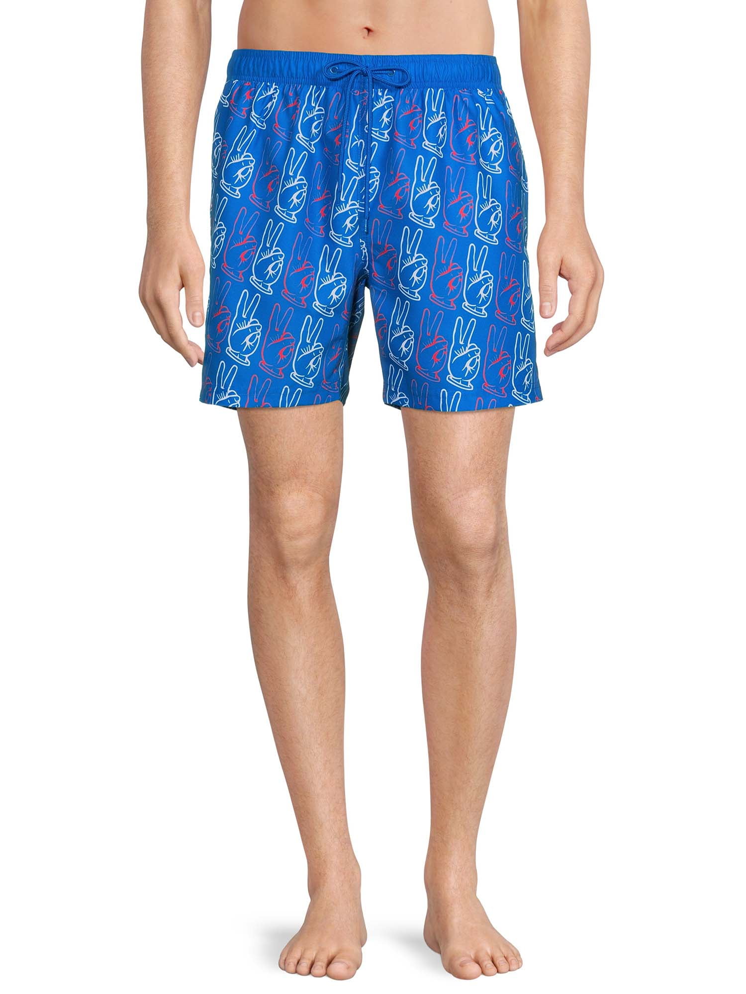 Way to Celebrate Men's Americana Swim Trunks, Sizes S-3XL - Walmart.com