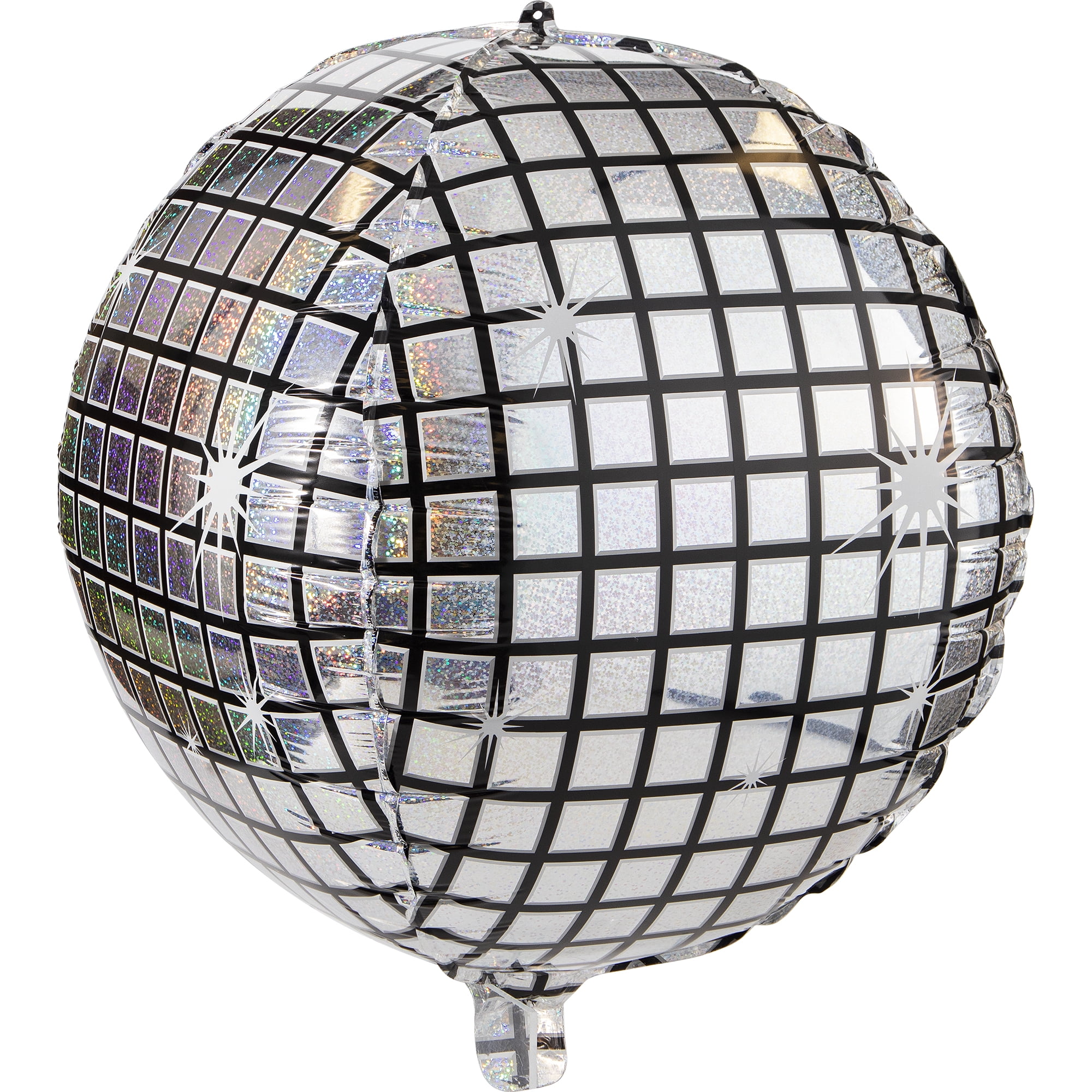 Metallic Silver Disco Ball Party Balloon by Way to Celebrate - Walmart.com