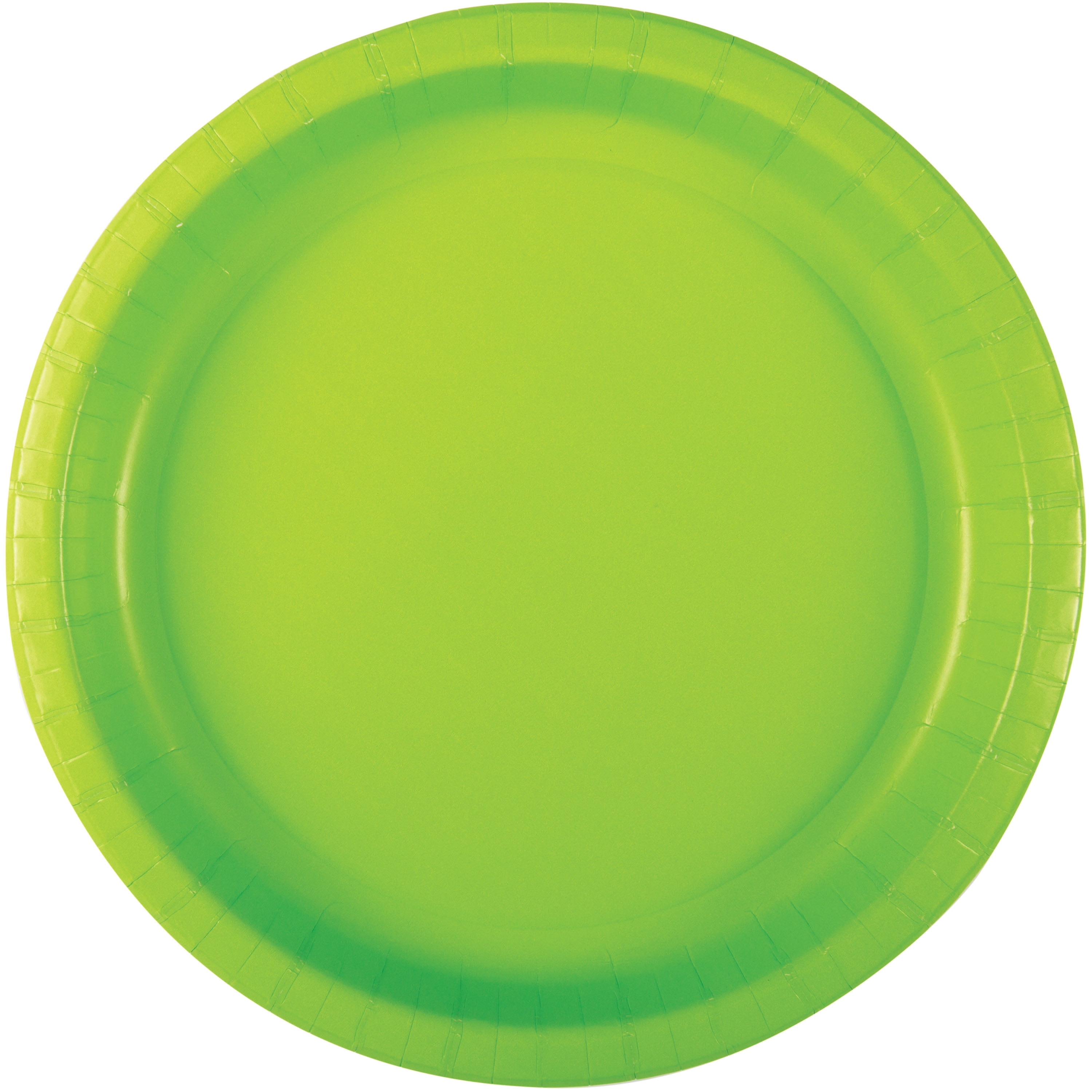 Way to Celebrate! Neon Green Deep Paper Plates, 11.5in, 10ct - Walmart.com