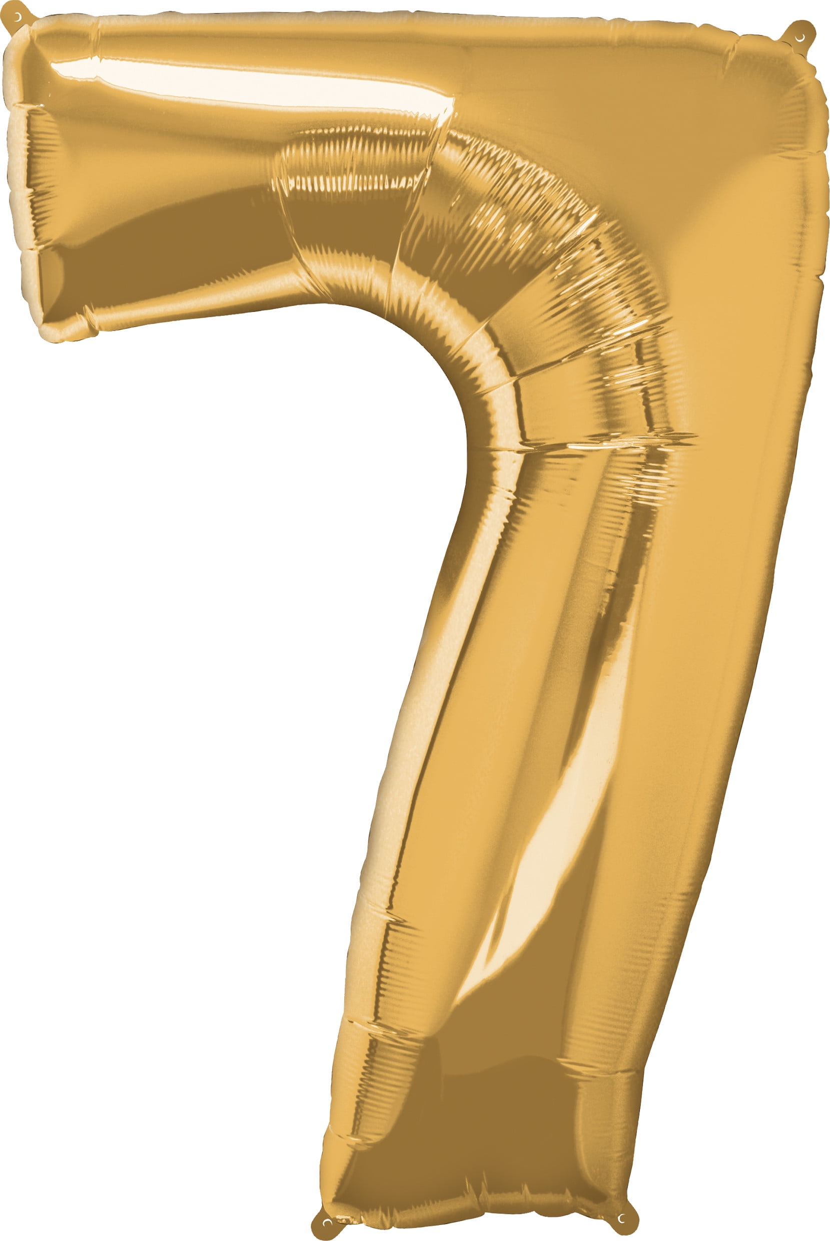 23" Gold Number 7 Foil Balloon, by Way To Celebrate - Walmart.com