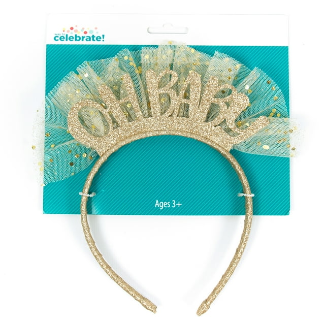 Way to Celebrate! "Oh Baby" Gold Plastic Head Bopper, Baby Shower ...