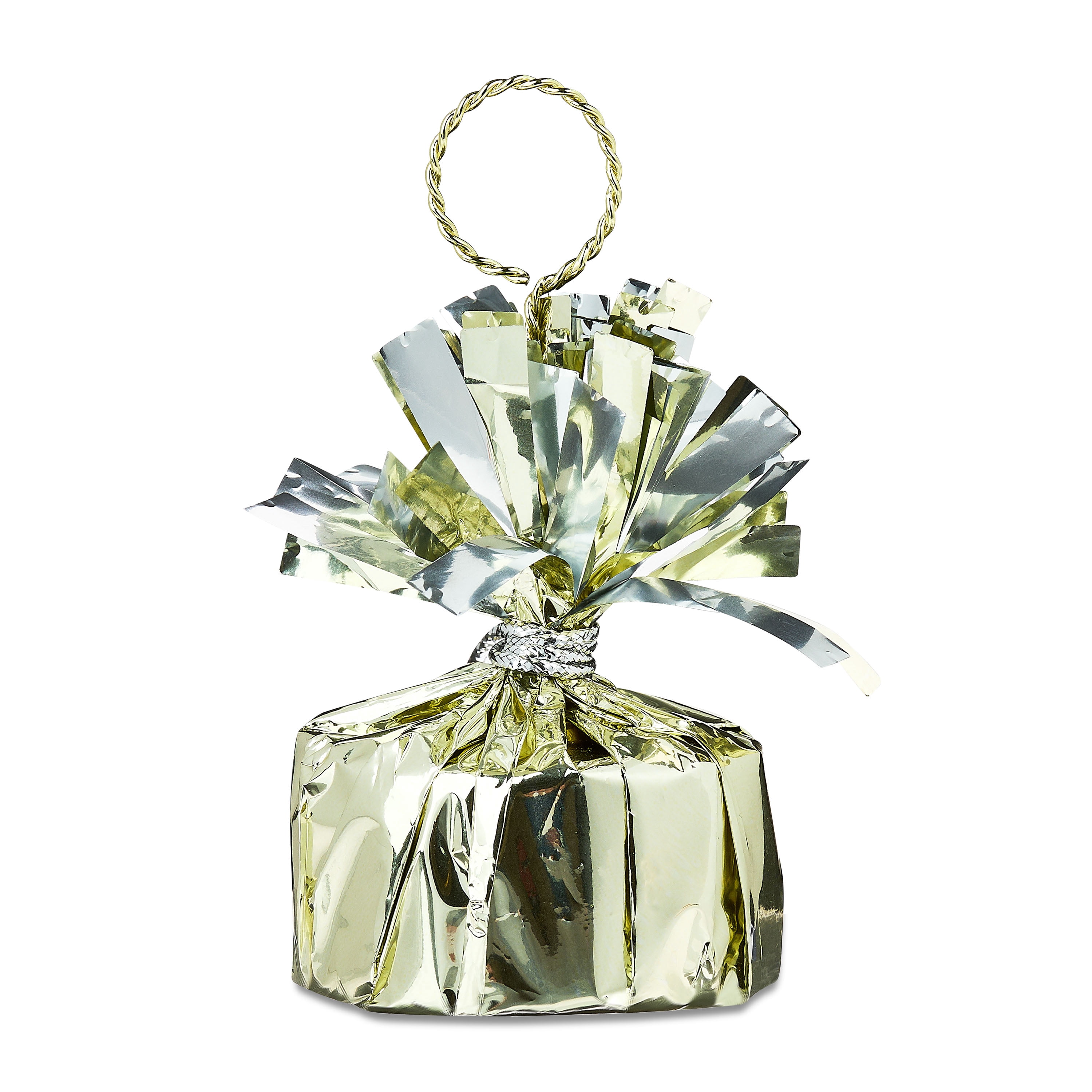 Way To Celebrate Gold Foil Balloon Weight Securely Grounds Balloons ...