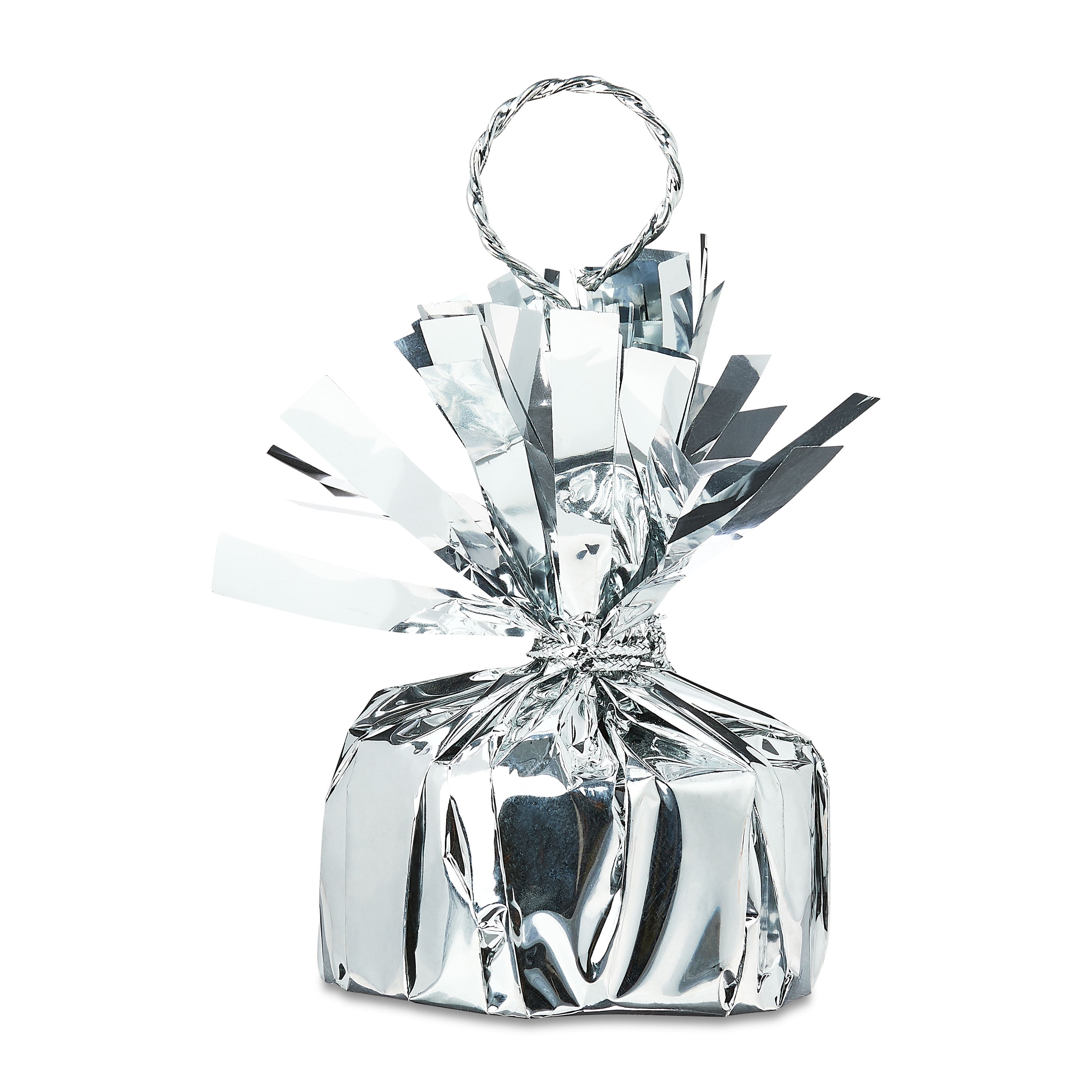 Way To Celebrate Silver Foil Balloon Weight for Grounding Balloons and ...