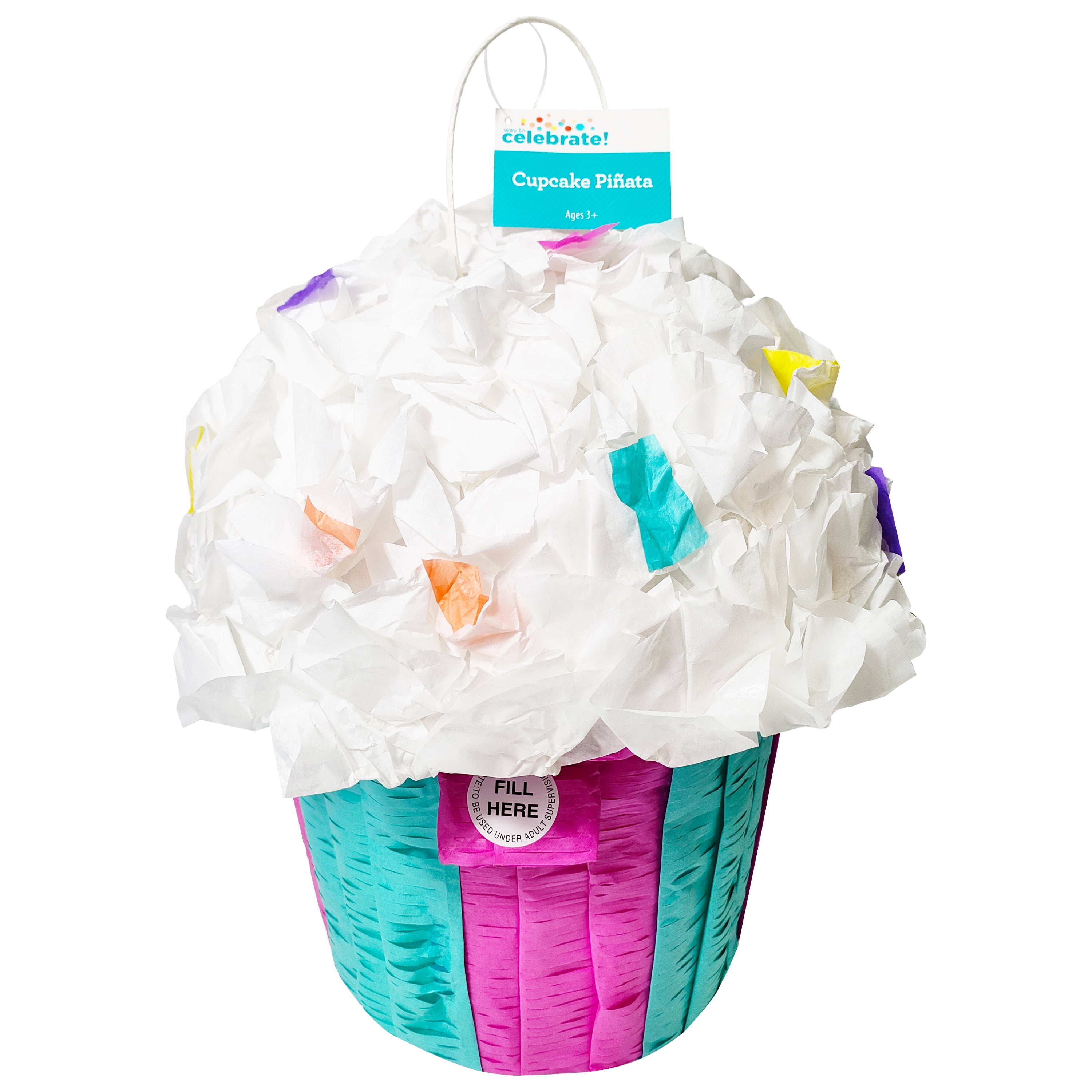 Way to Celebrate Party Cupcake Pinata - Walmart.com
