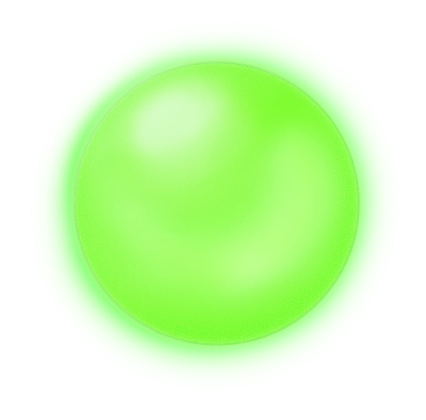 Way to Celebrate! Party Glow Bounce Ball, Green, 3.08in. x 5.32in. x 1 ...