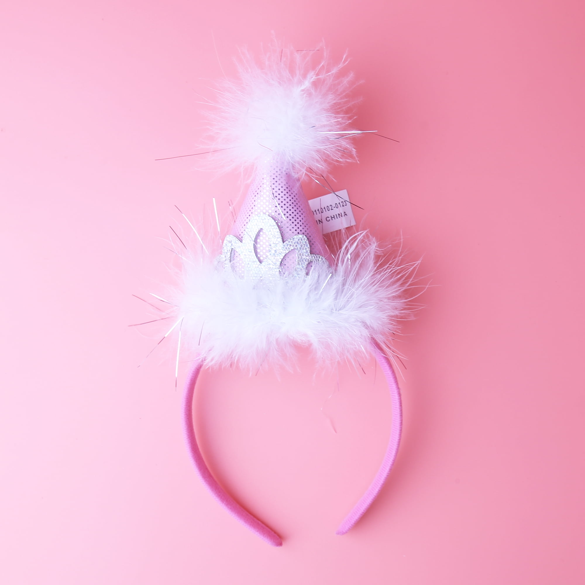 Pink Princess Party Hat Headband, by Way To Celebrate - Walmart.com