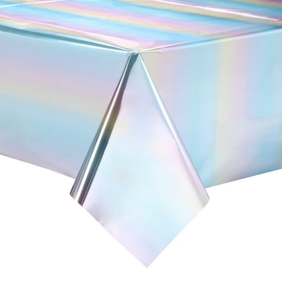 Rainbow Plastic Tablecloth