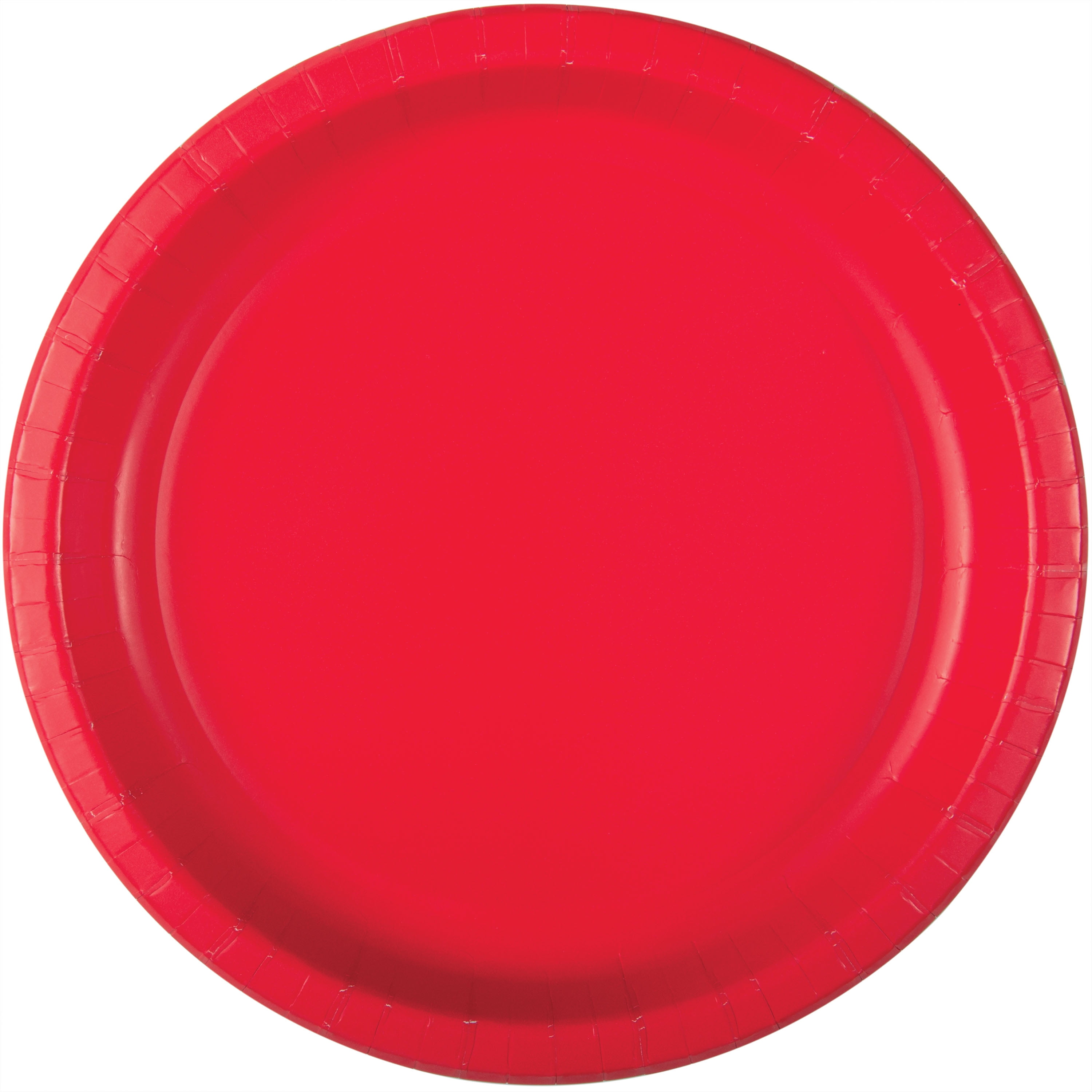 Red Deep Paper Dinner Plates, 11.5in, 10 Count, by Way To Celebrate ...