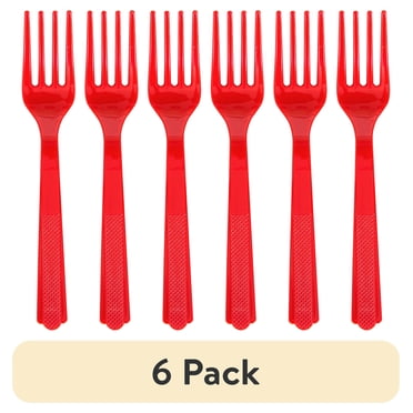 Way to Celebrate! Gold Plastic Forks, 24ct - Walmart.com