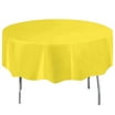 Way to Celebrate! Round Plastic Neon Yellow Table Cover, 84in - Walmart.com