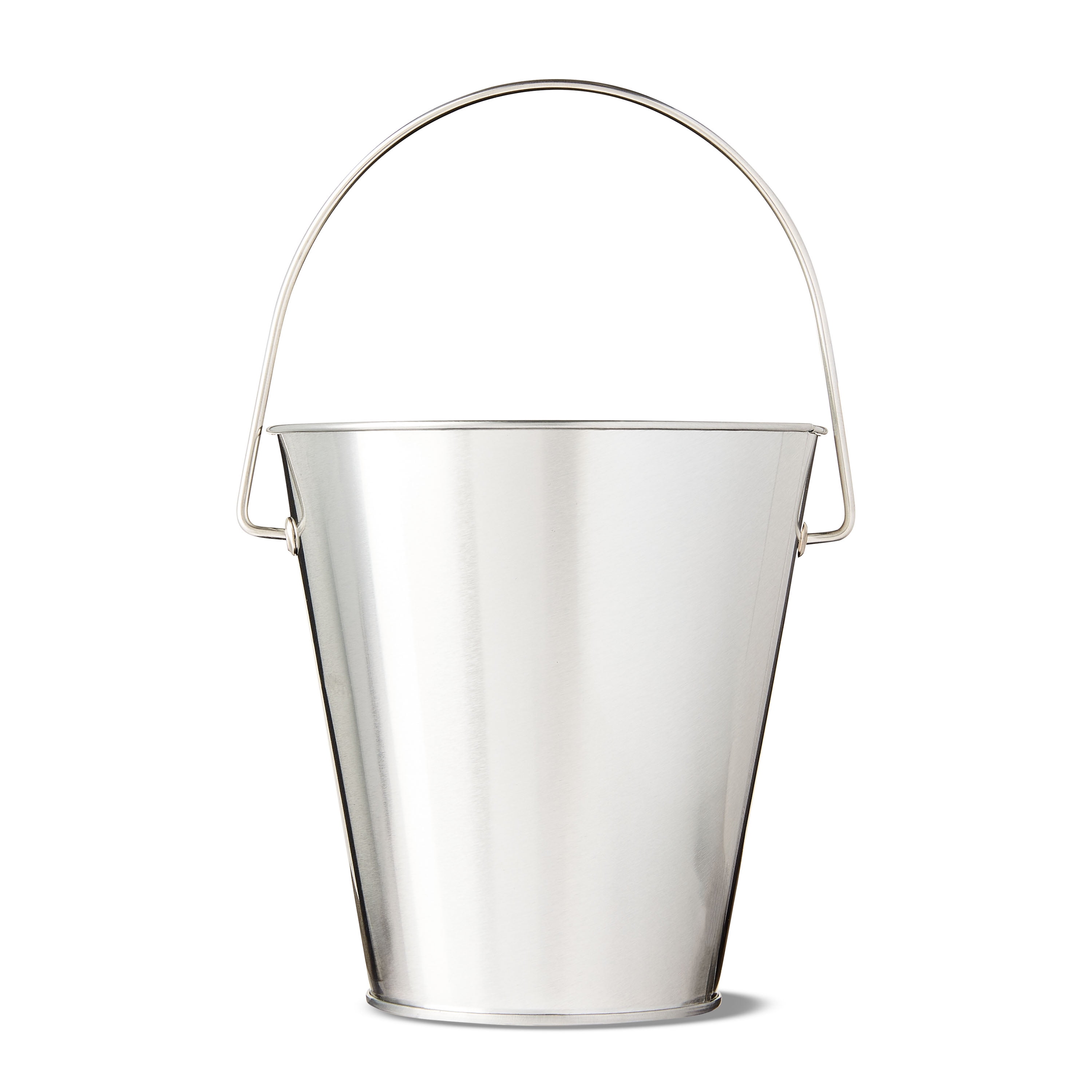 Way To Celebrate Silver Tin Pail with Handle 4.5 Inch Diameter Small ...
