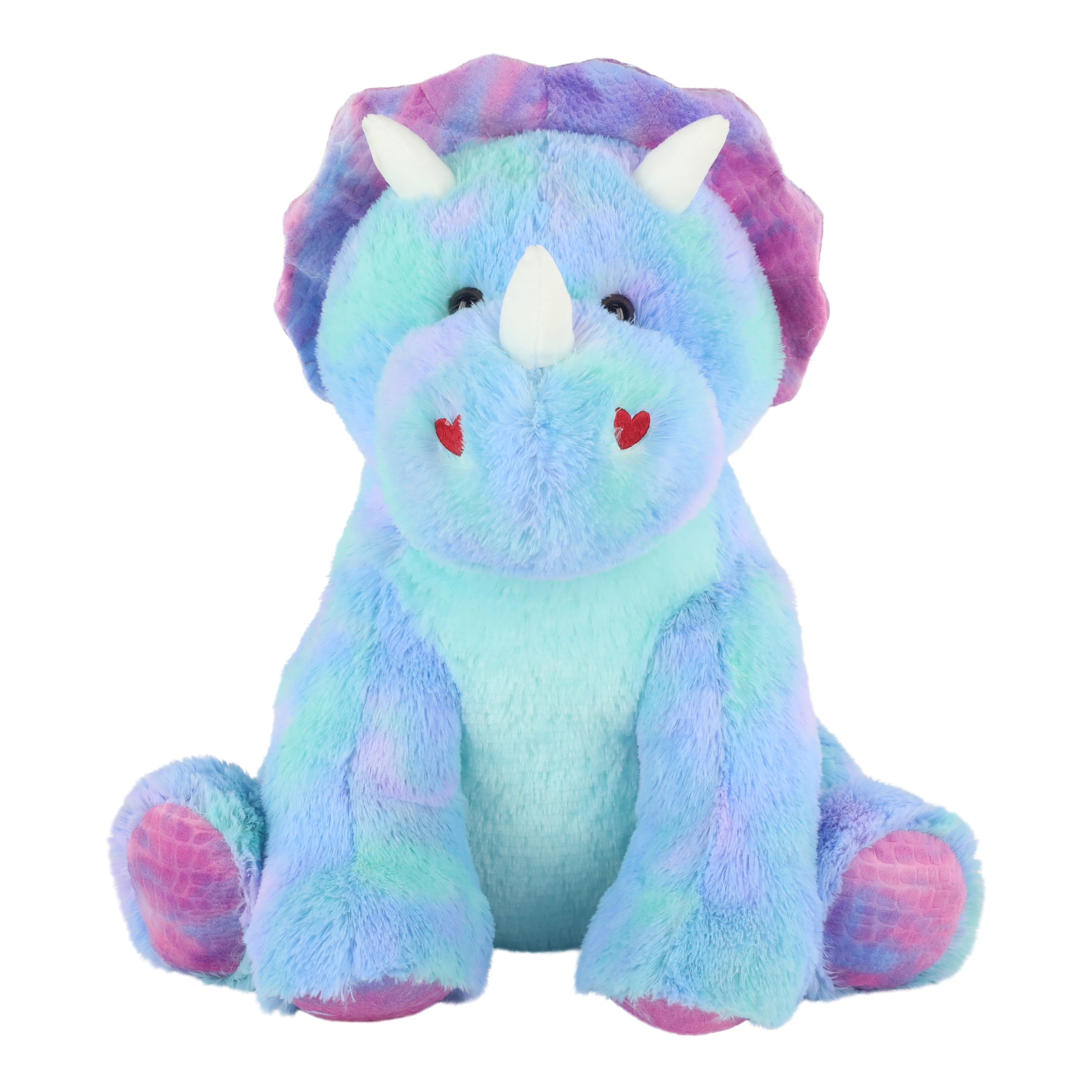 Way To Celebrate Valentines Day 20in Blue Dinosaur Plush Toy