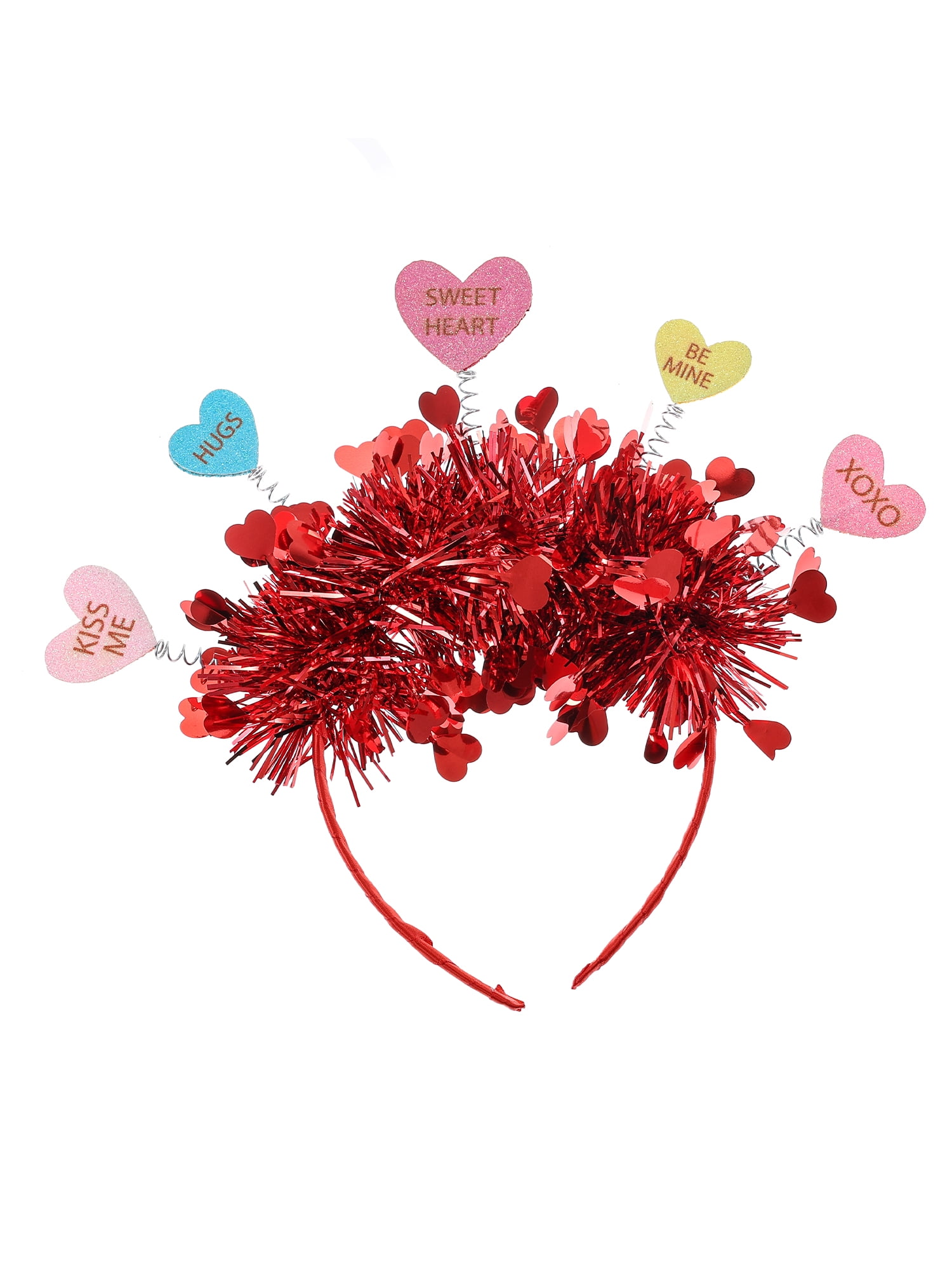 Way to Celebrate Valentine's Day Candy Heart Headband, 1 Piece ...