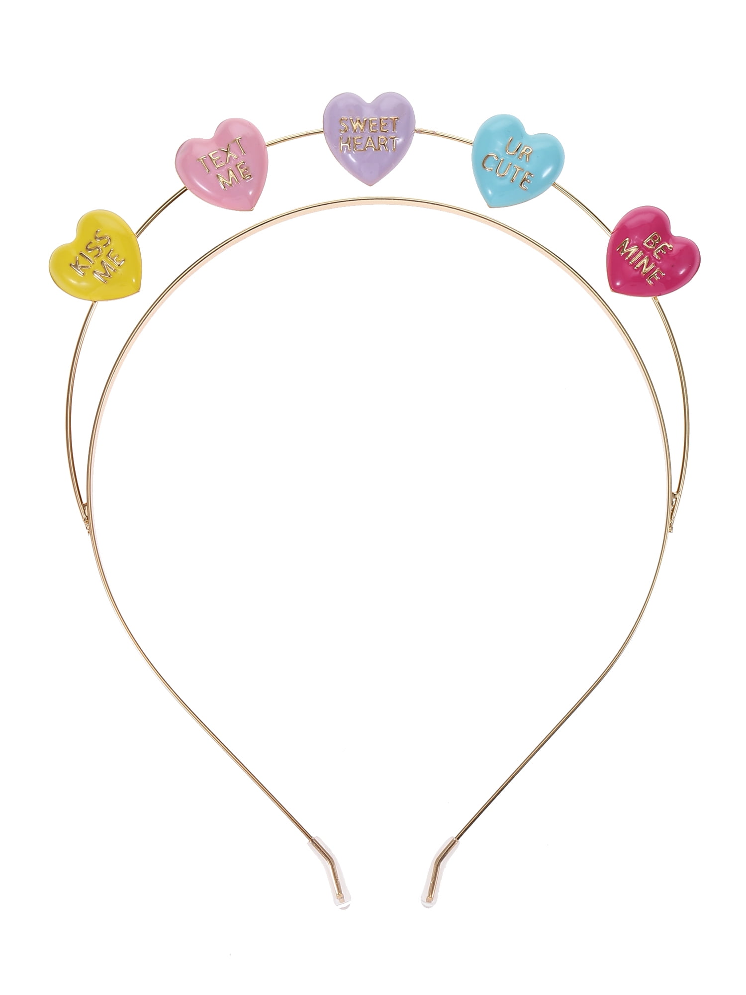 Way to Celebrate Valentine's Day Color Hearts Headband, 1 Piece ...