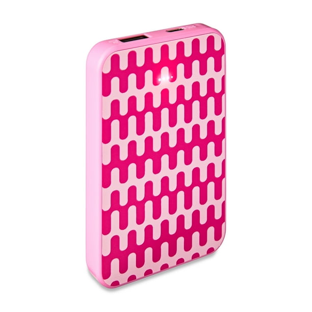 Valentine's Day Pink Wave Power Bank, by Way To Celebrate - Walmart ...