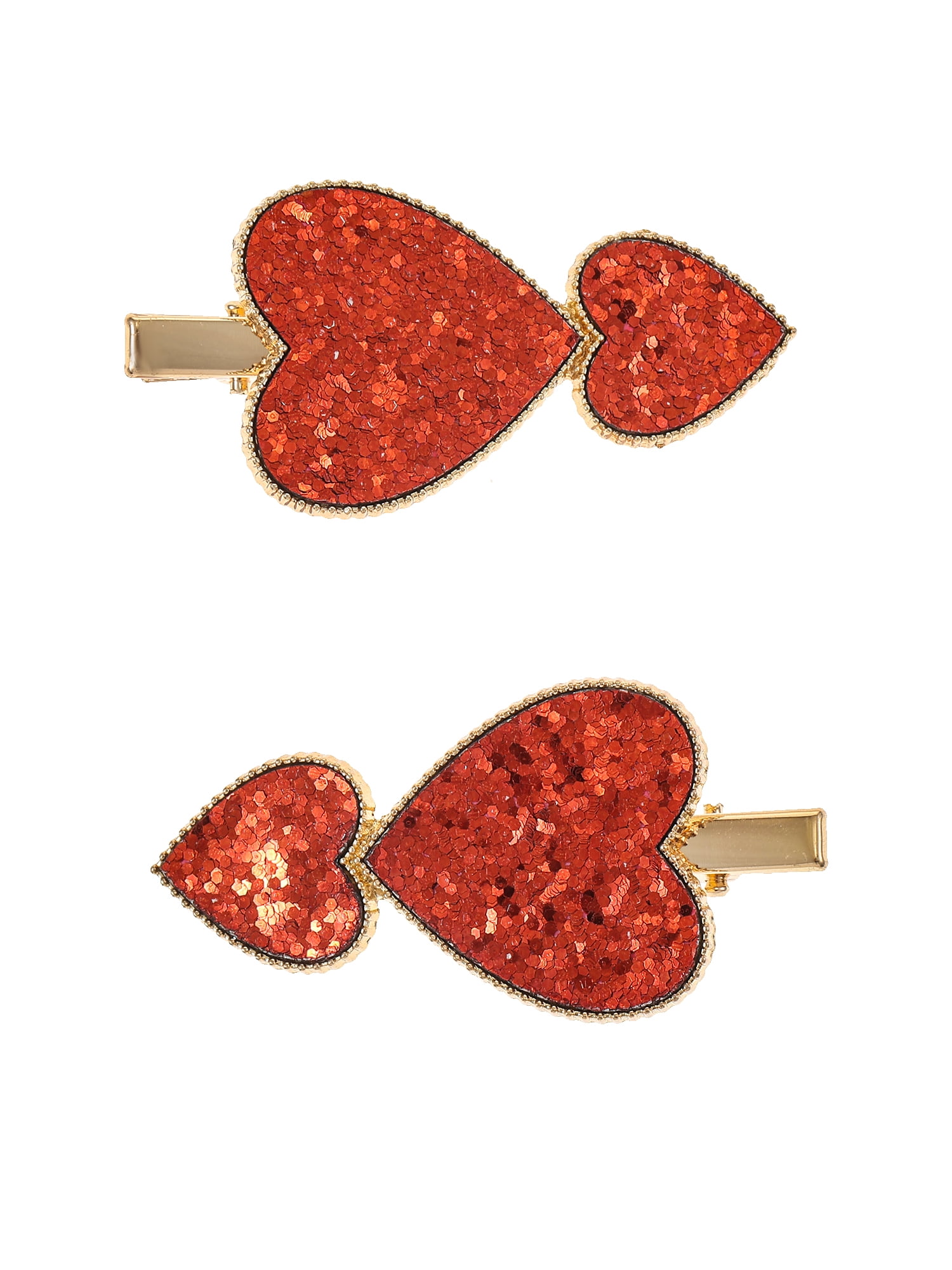 Way to Celebrate Valentine's Day Red Heart Clips, 2 Pieces - Walmart.com