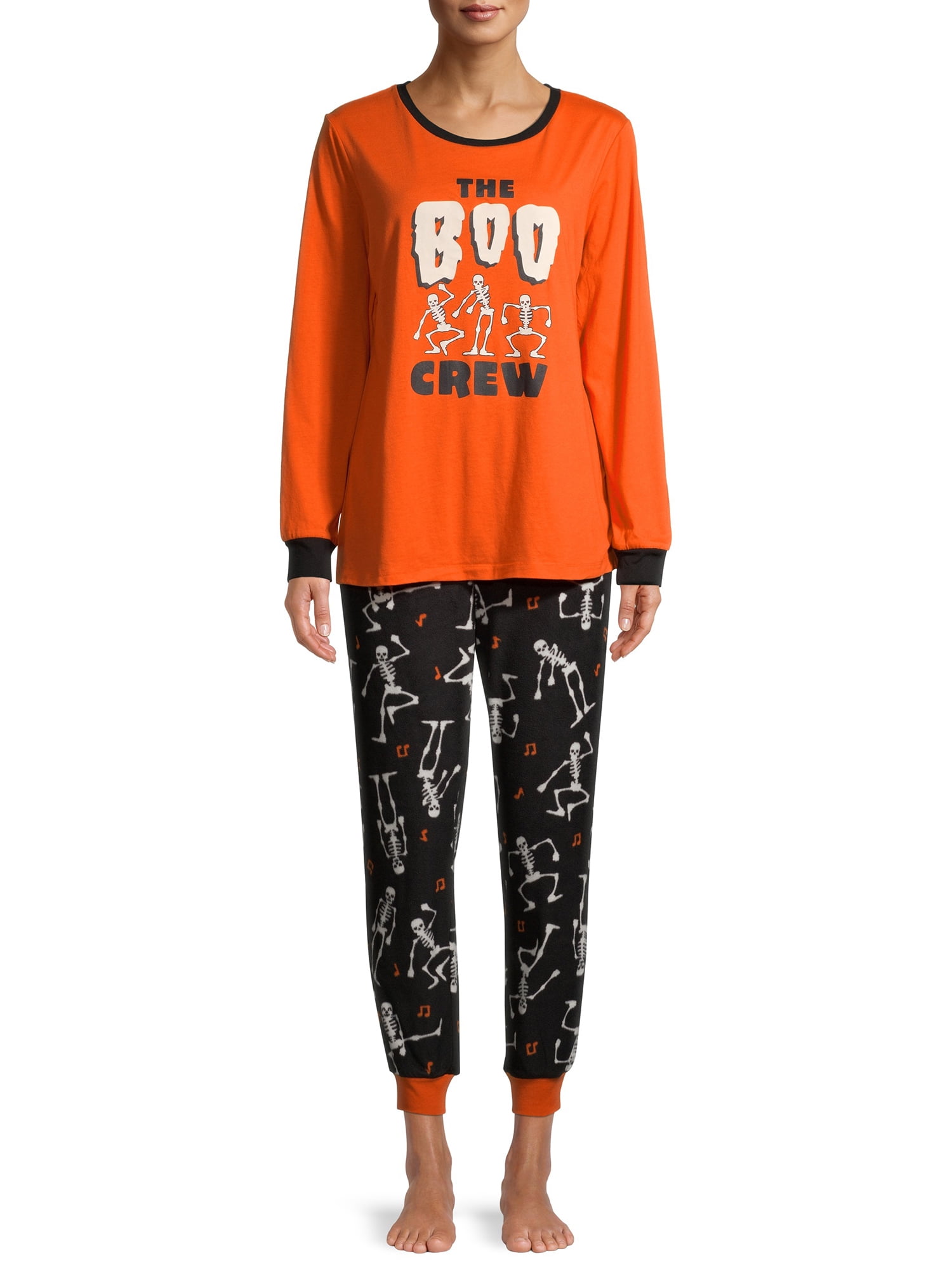 Boo Crew Matching Family Halloween Pajamas - Walmart.com