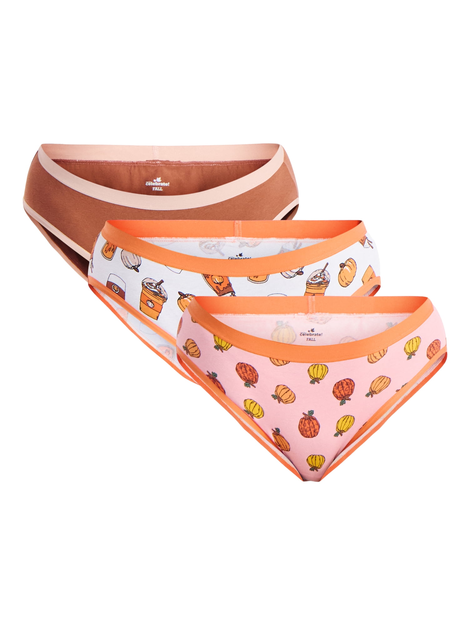 Way to Celebrate Womens Hipster Panties, 3-Pack, Sizes S-XXL - Walmart.com