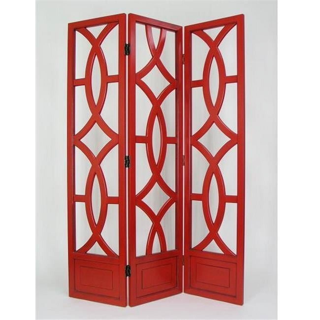 Wayborn Charleston Room Divider in China Red - Walmart.com