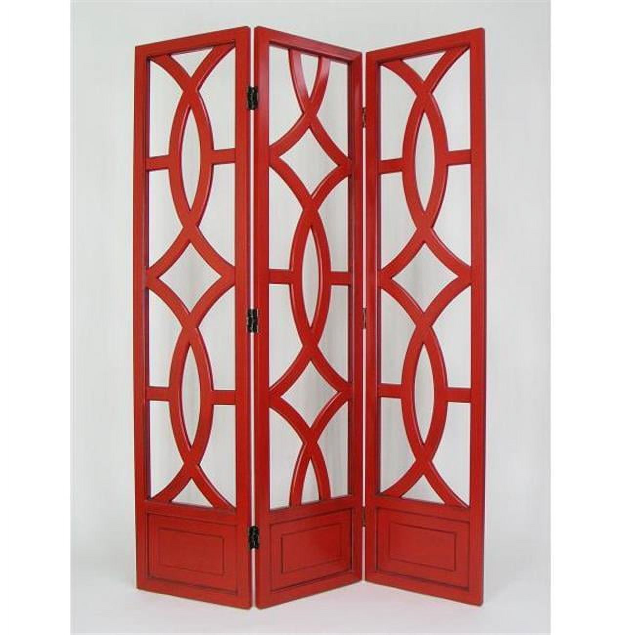 Wayborn Charleston Room Divider in China Red - Walmart.com
