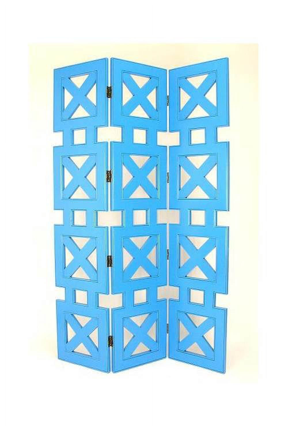 Wayborn Hunter Room Divider in Teal - Walmart.com