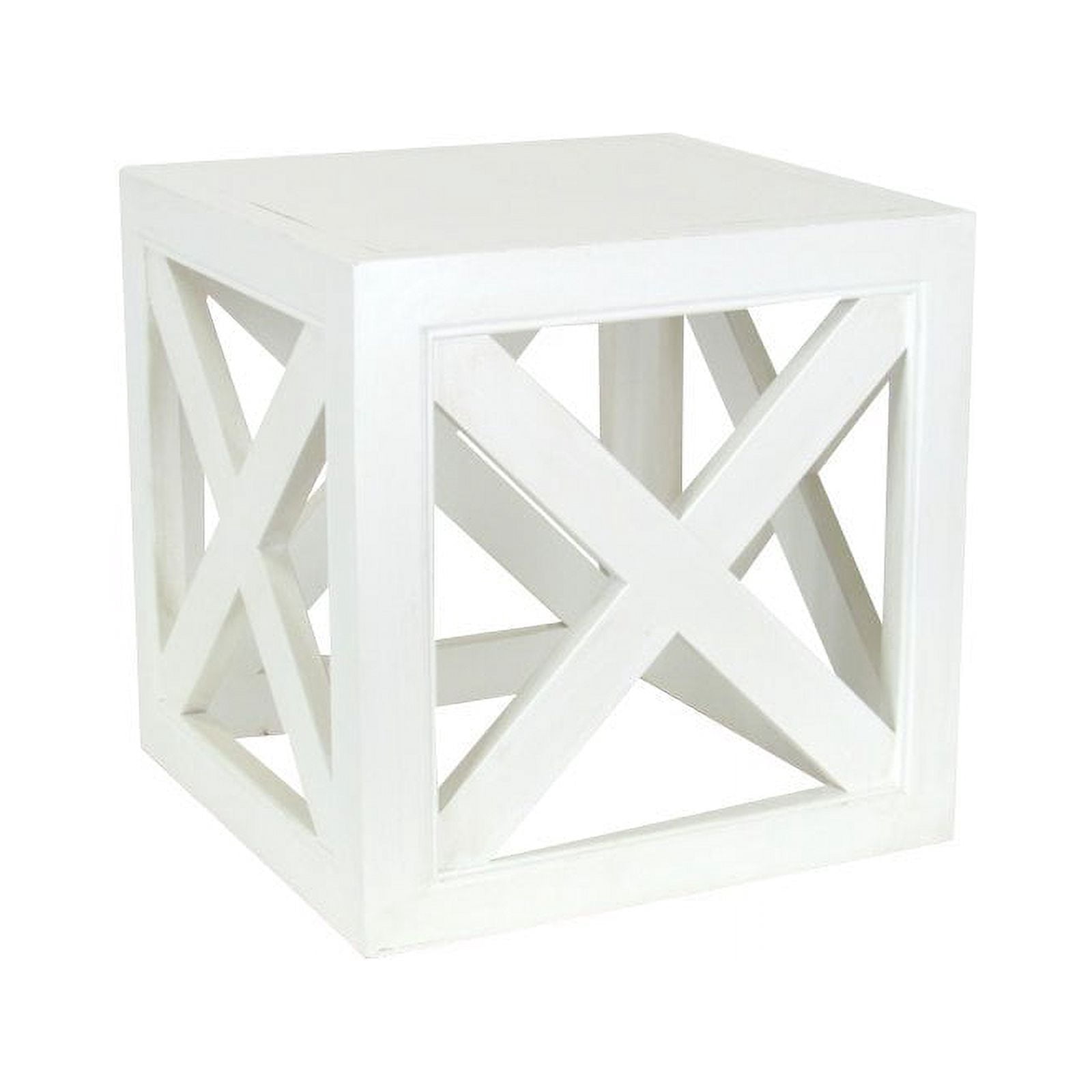 Wayborn Hunter Table in White - Walmart.com